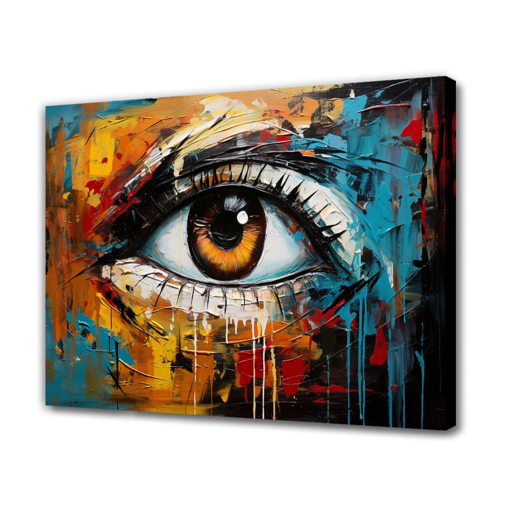 Vivid Eye Wall Art Framed Canvas Poster Bedroom Decor Sports Landscape ...