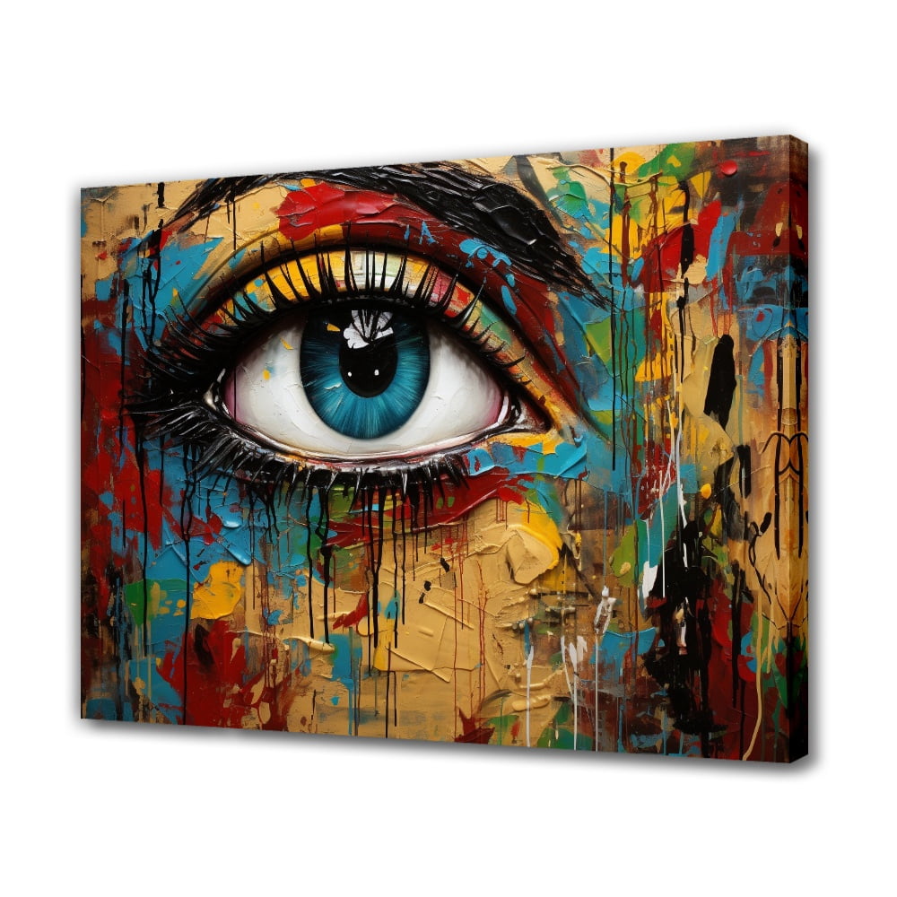 Vivid Eye Wall Art Framed Canvas Poster Bedroom Decor Sports Landscape ...