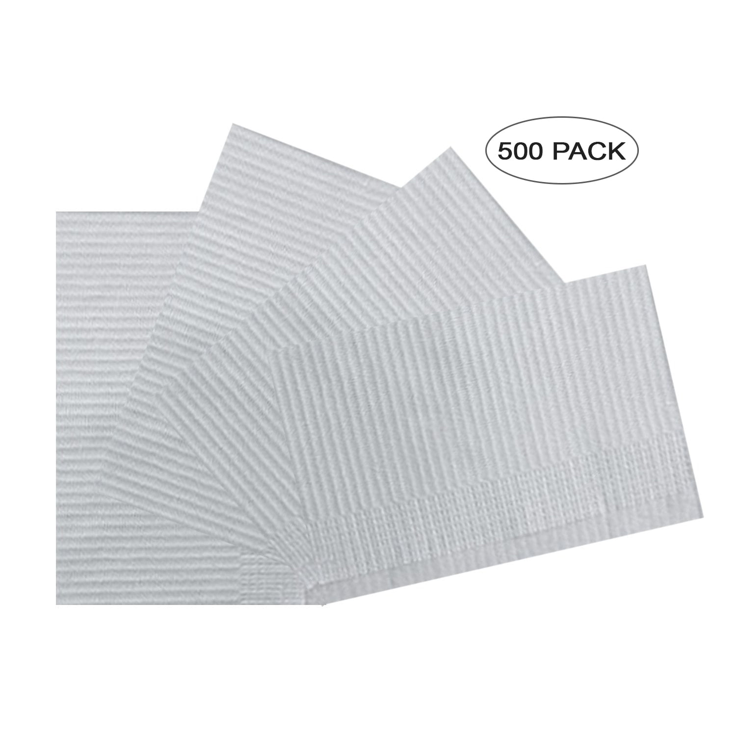 Disposable Dental Patient Bib, 2 Ply paper and 1 Poly Backing, 13"x18 ...