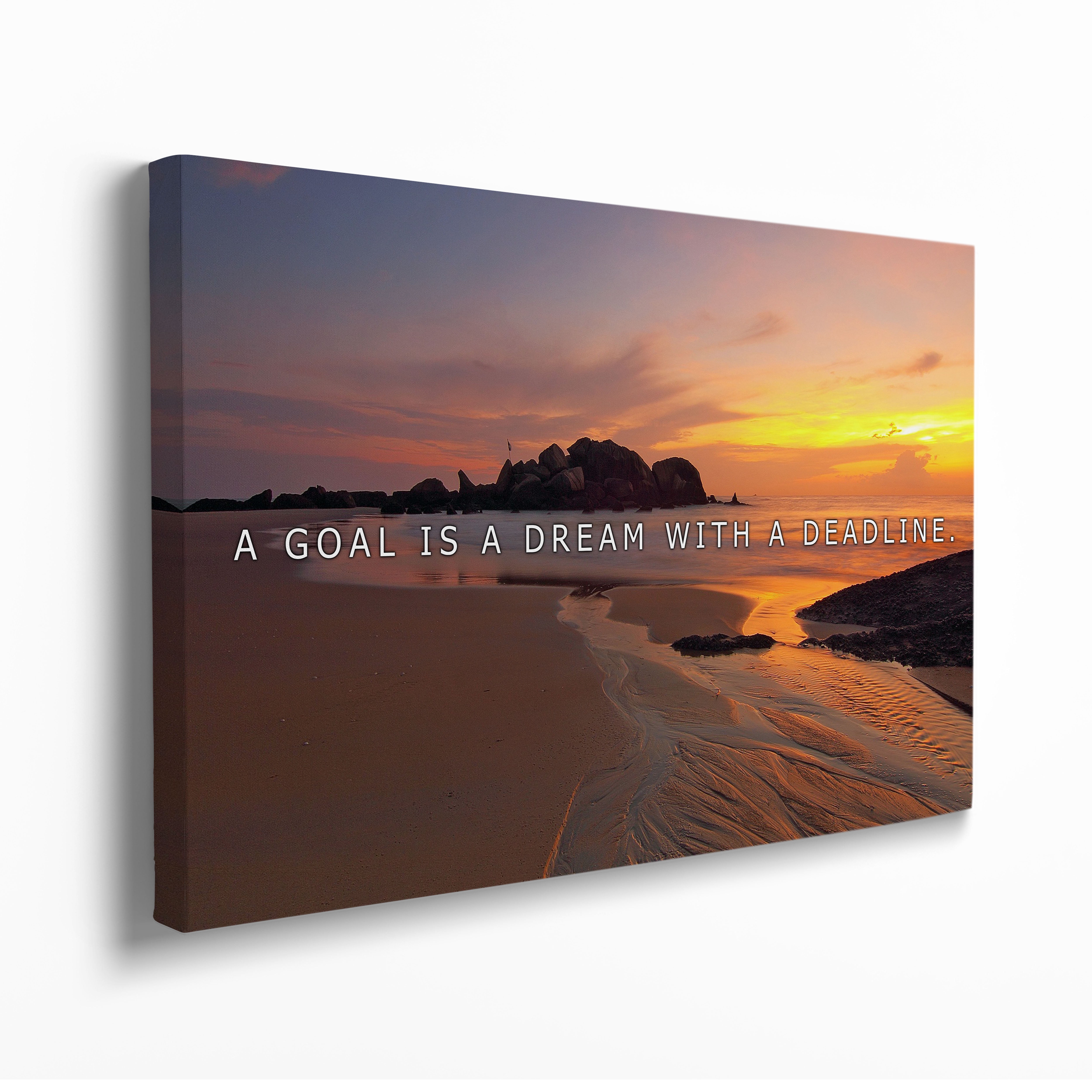 Vivid Pixel A Goal Is Canvas Wall Decor, Wall Art, Office Decor 18x24in ...