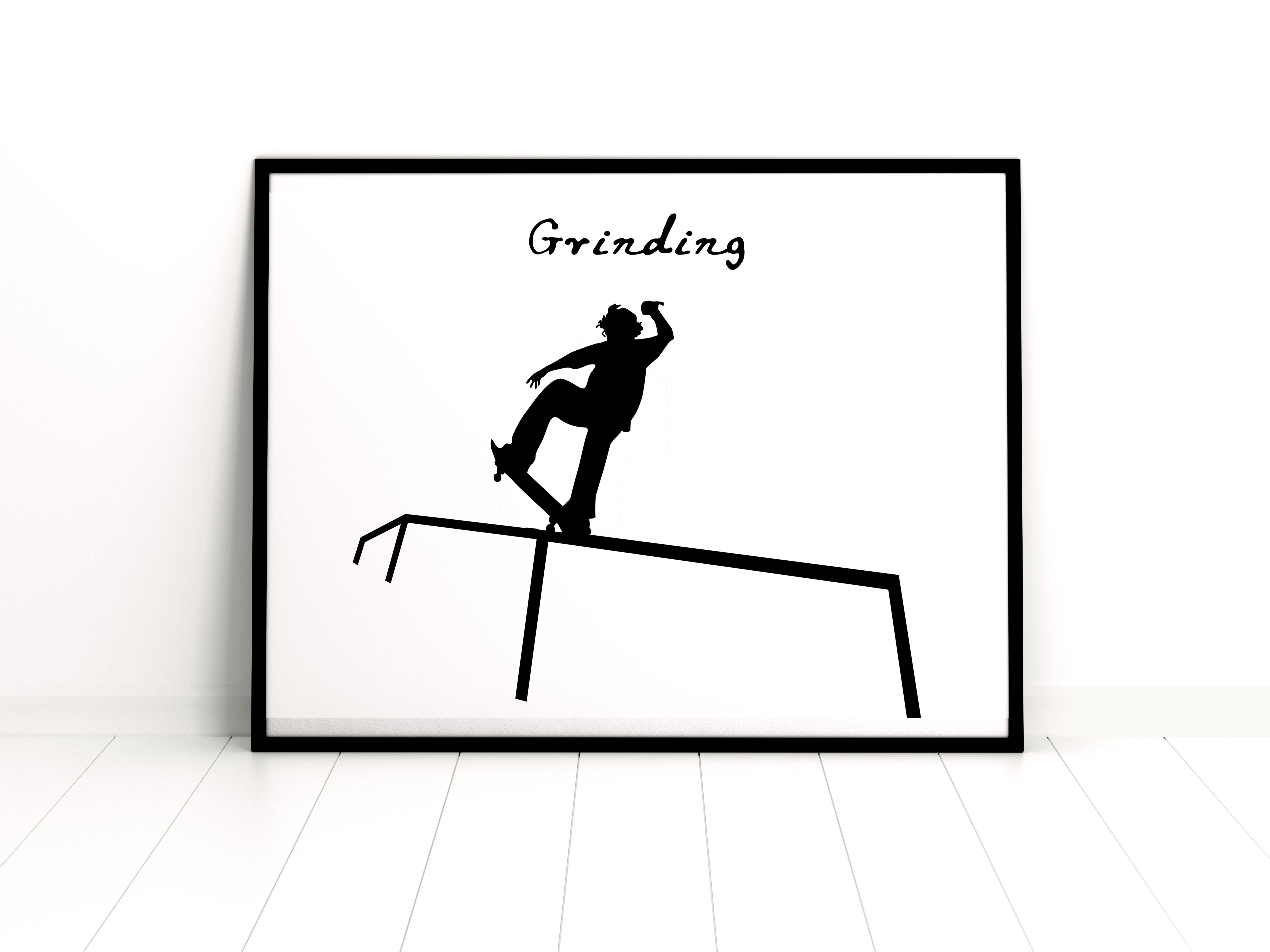 Vivid Pixel AMZ Grinding – Art Prints, Wall Decor, and Wall Art 16x20in ...