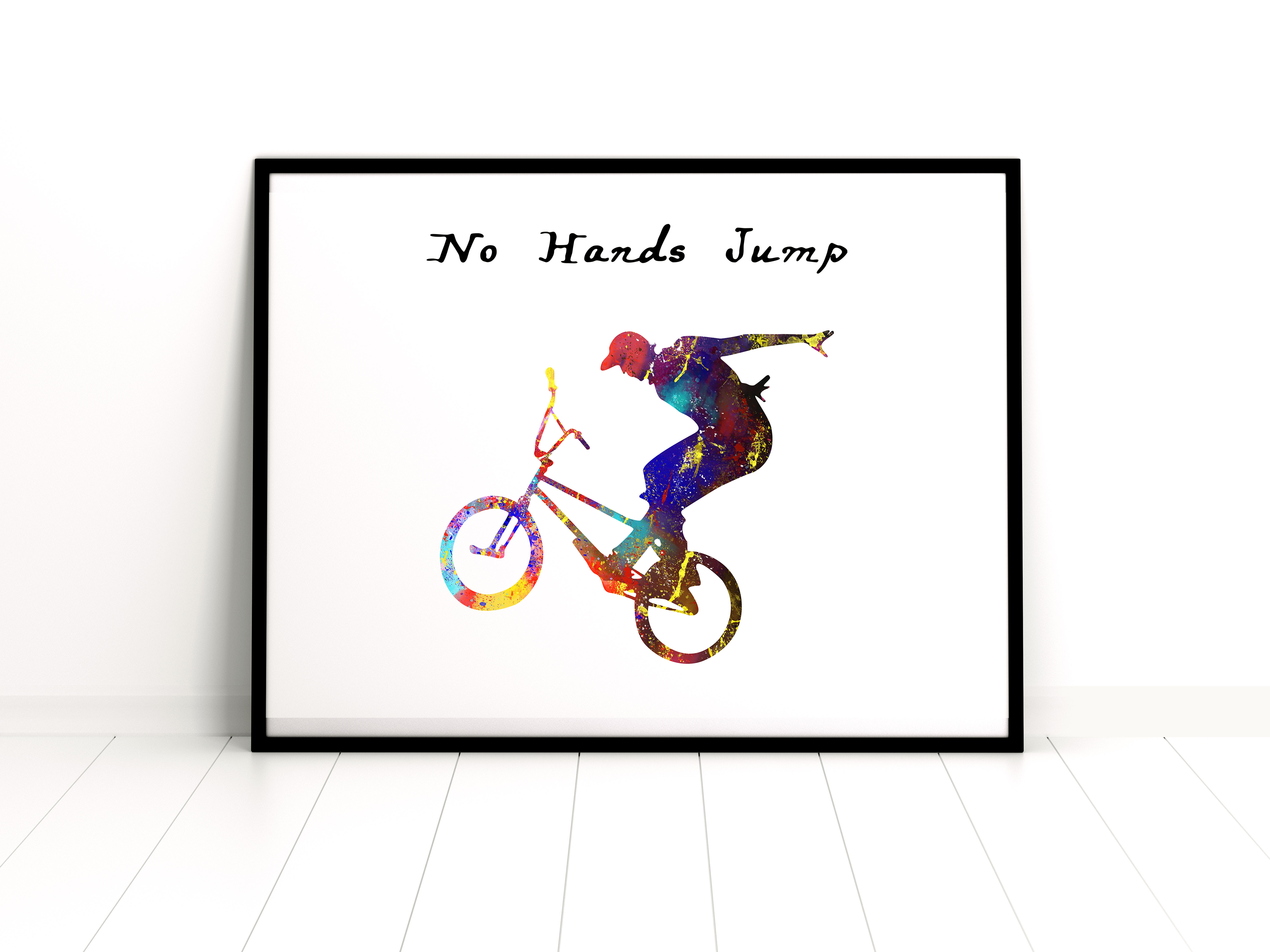 Vivid Pixel AMZ No Hands – Art Prints, Wall Decor, and Wall Art 05x07in - Walmart.com