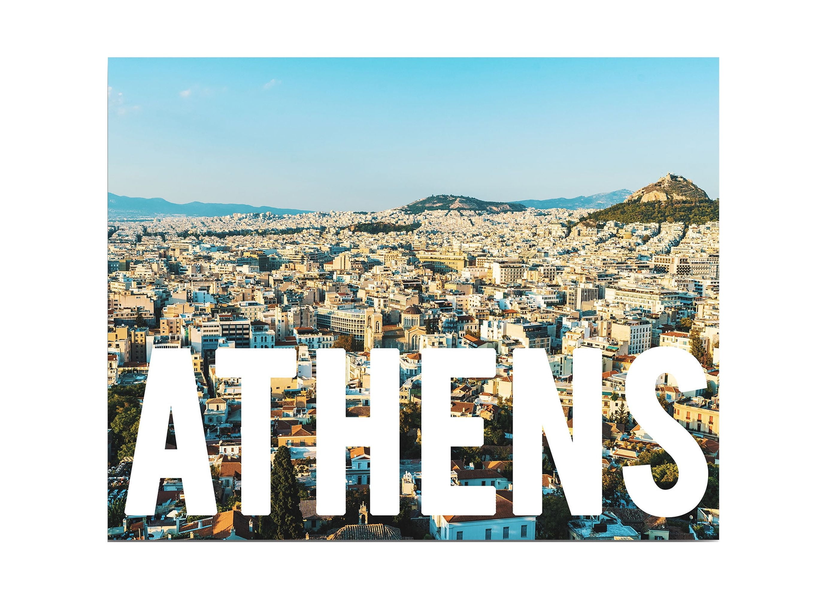 Vivid Pixel Athens Canvas Wall Decor, Wall Art, Office Decor 18x24in ...