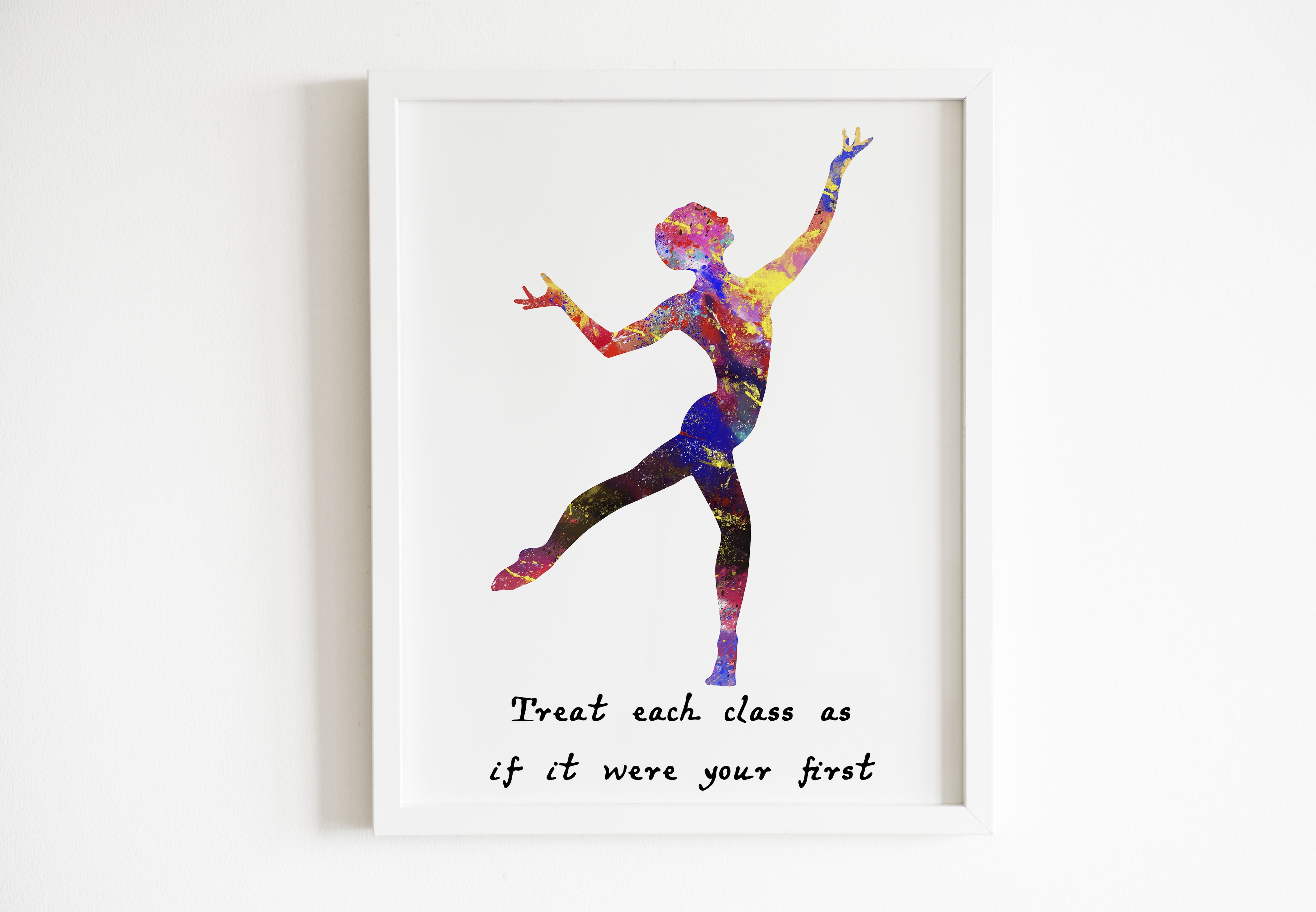 Vivid Pixel Ballet Quote – Art Prints, Wall Decor, and Wall Art 05x07in - Walmart.com