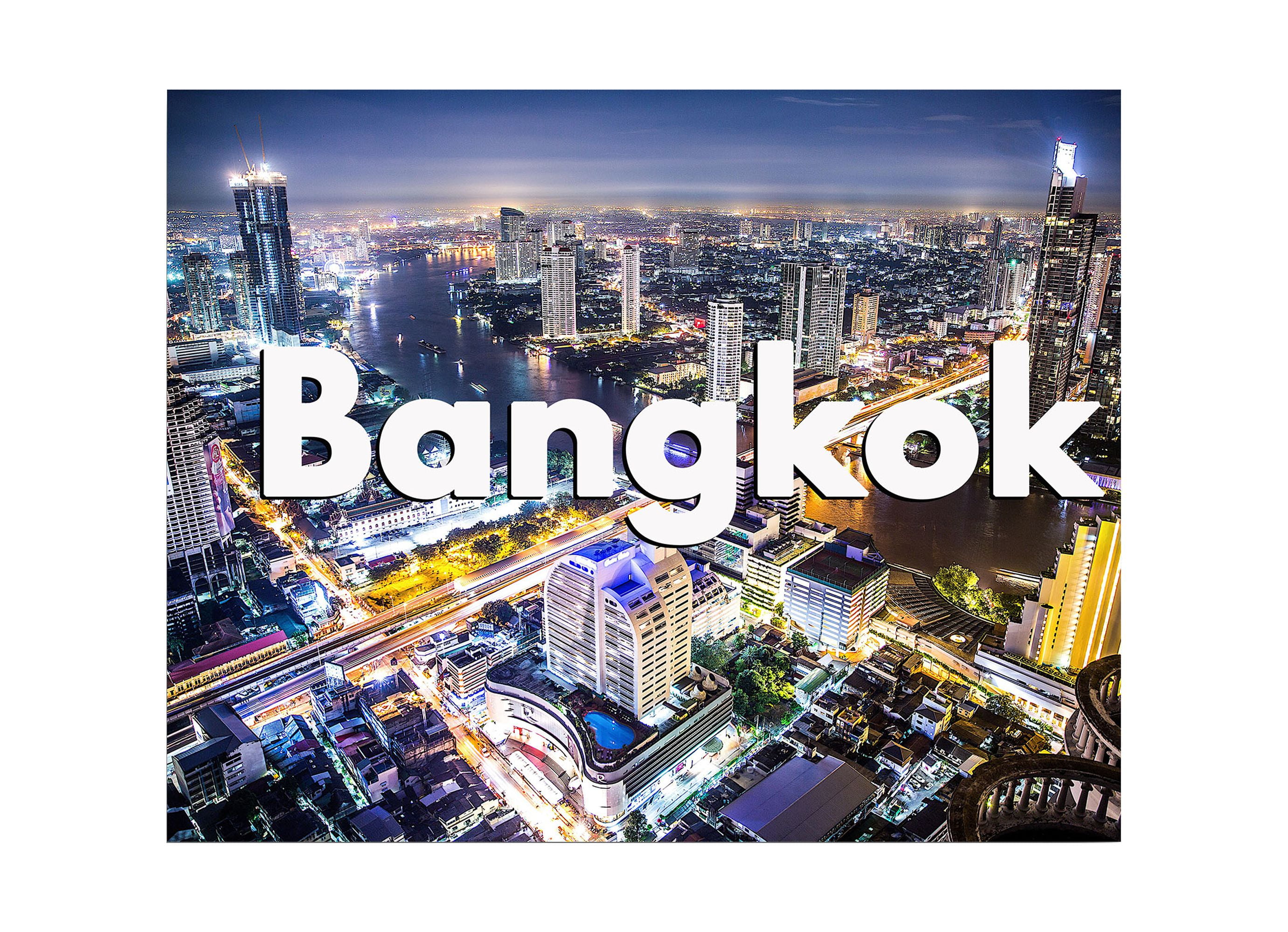 Vivid Pixel Bangkok Canvas Wall Decor, Wall Art, Office Decor 16x20in - Walmart.com