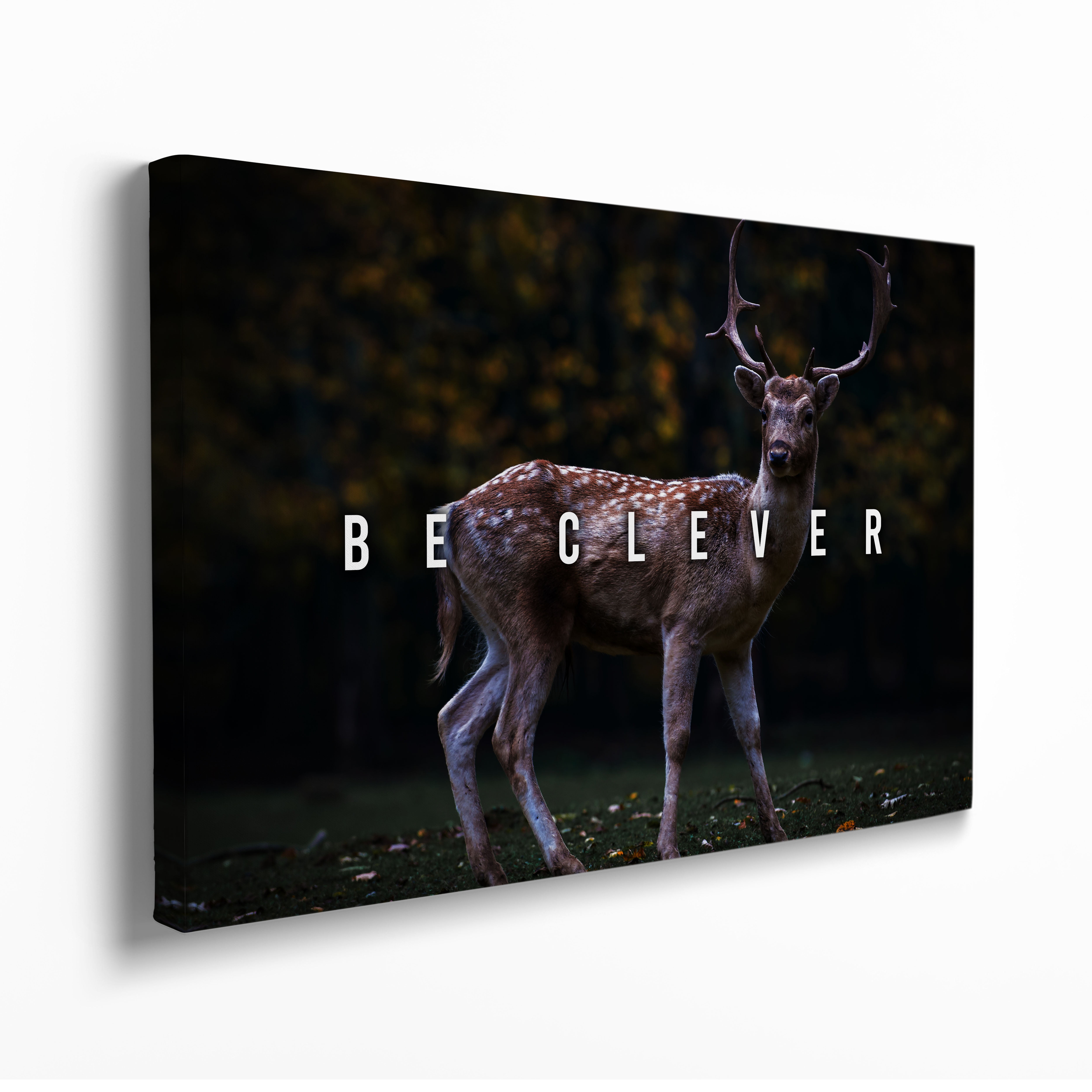 Vivid Pixel Be Clever Canvas Wall Decor, Wall Art, Office Decor 30x40in ...