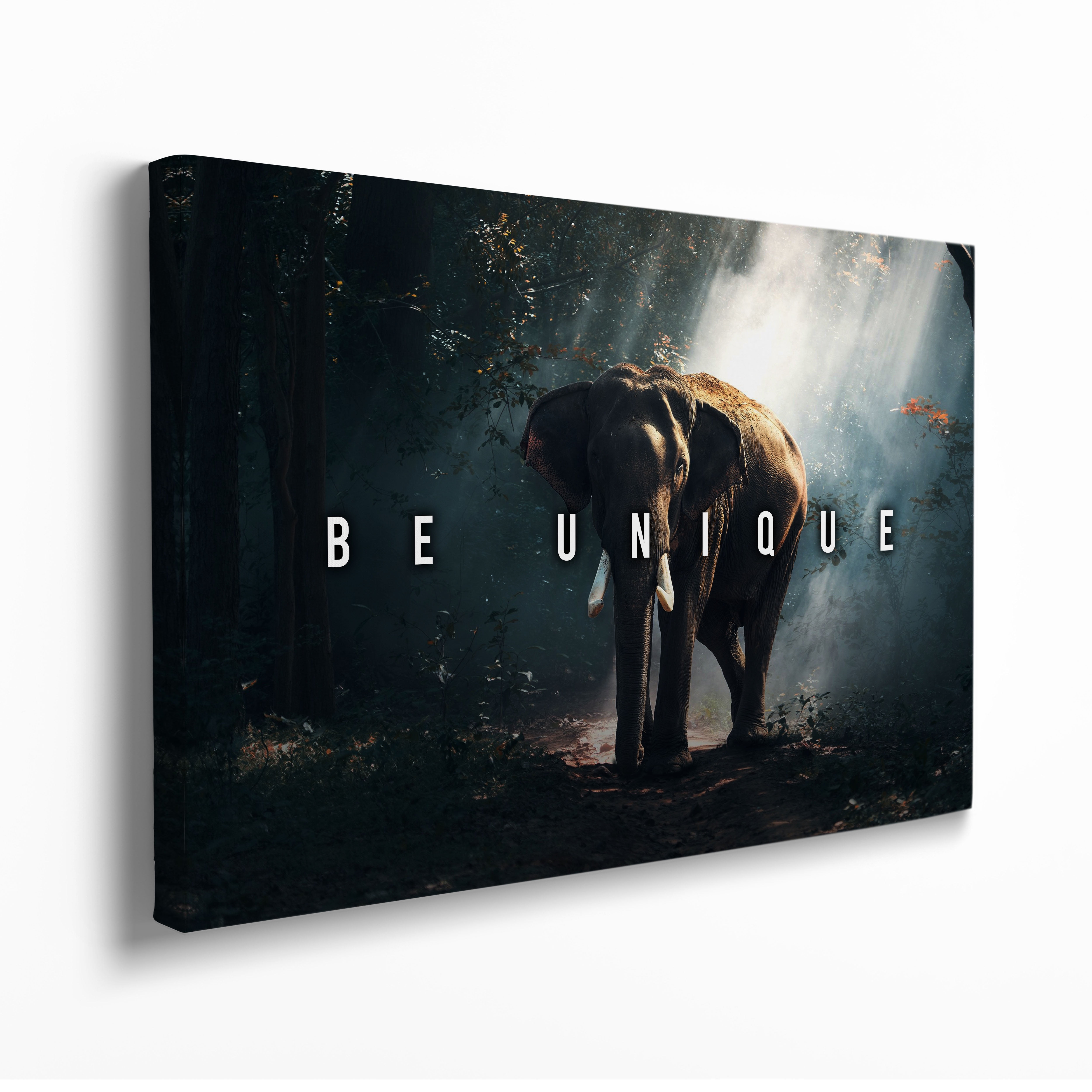 Vivid Pixel Be Unique Canvas Wall Decor, Wall Art, Office Decor 12x18in ...