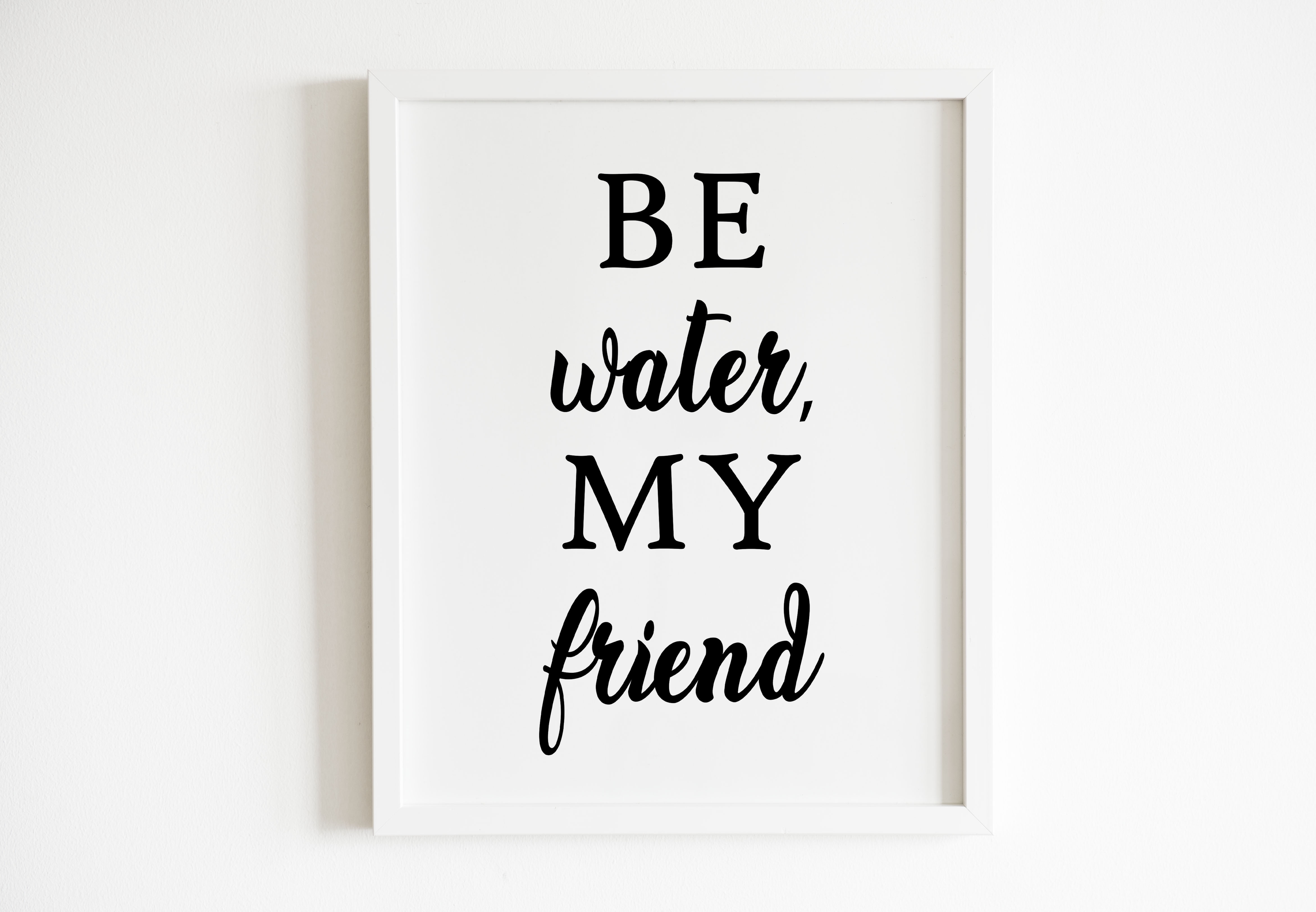 Vivid Pixel Be Water My F – Art Prints, Wall Decor, and Wall Art ...