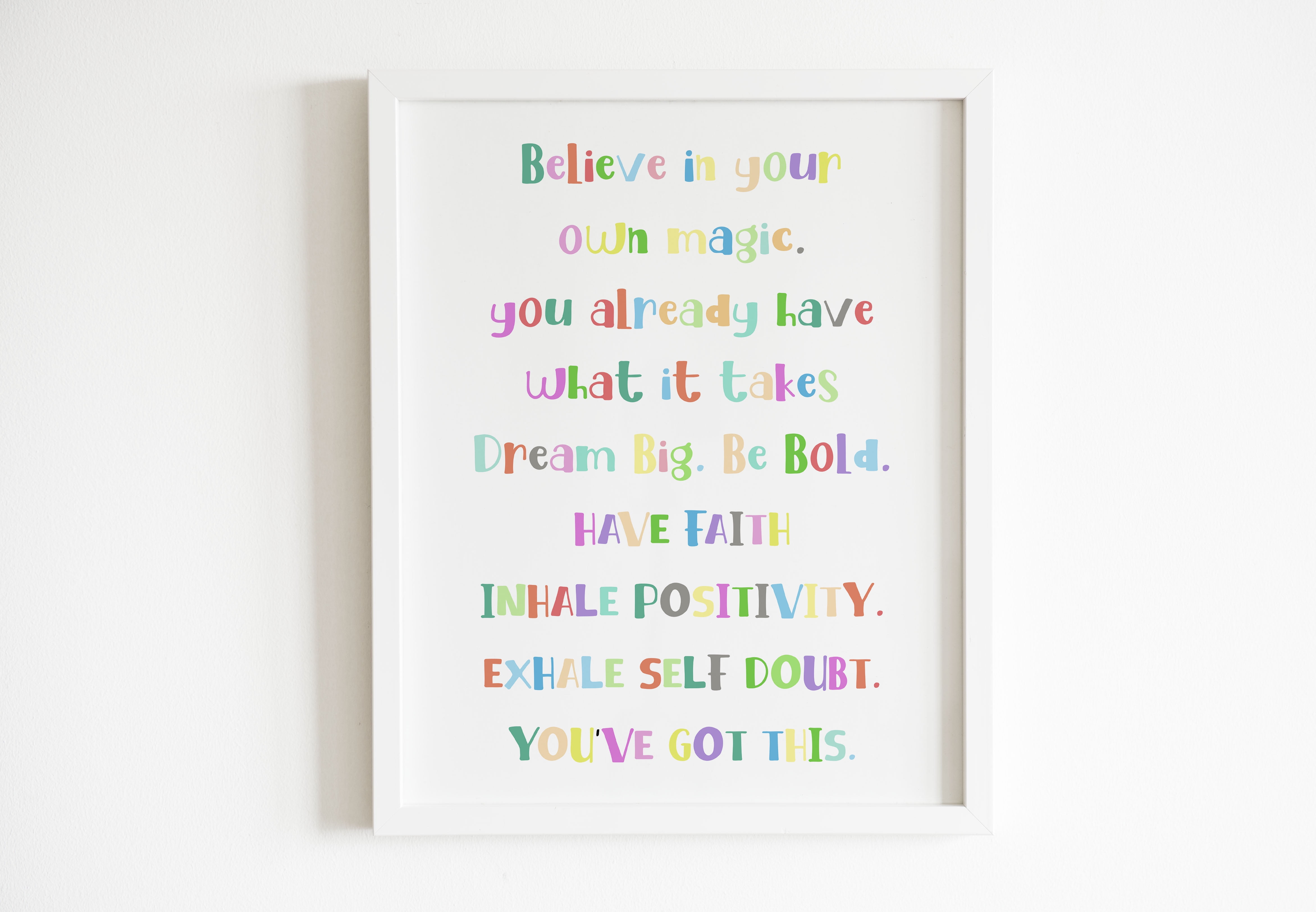 Vivid Pixel Believe In Yo – Art Prints, Wall Decor, and Wall Art ...