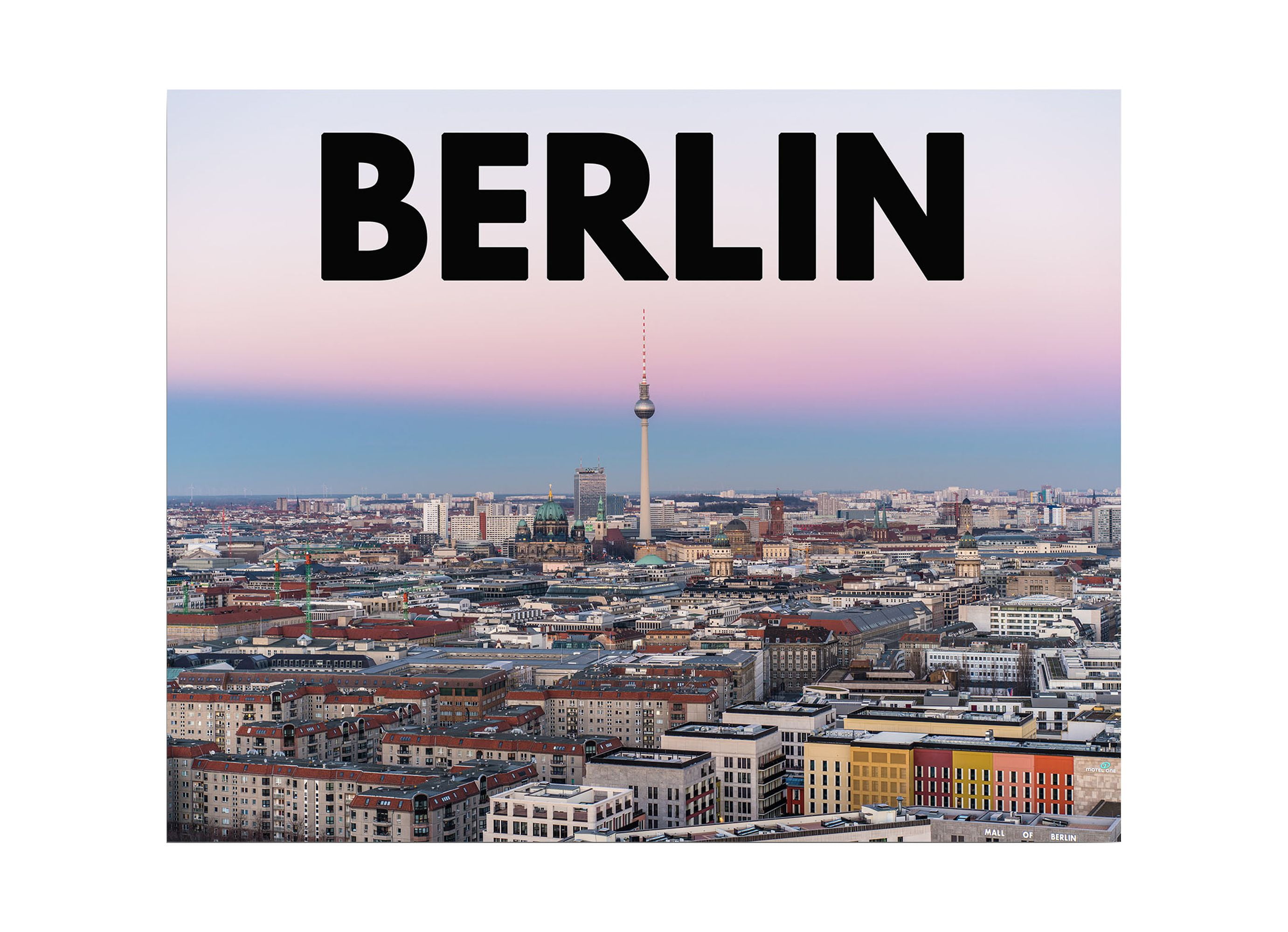 Vivid Pixel Berlin Canvas Wall Decor, Wall Art, Office Decor 16x20in ...