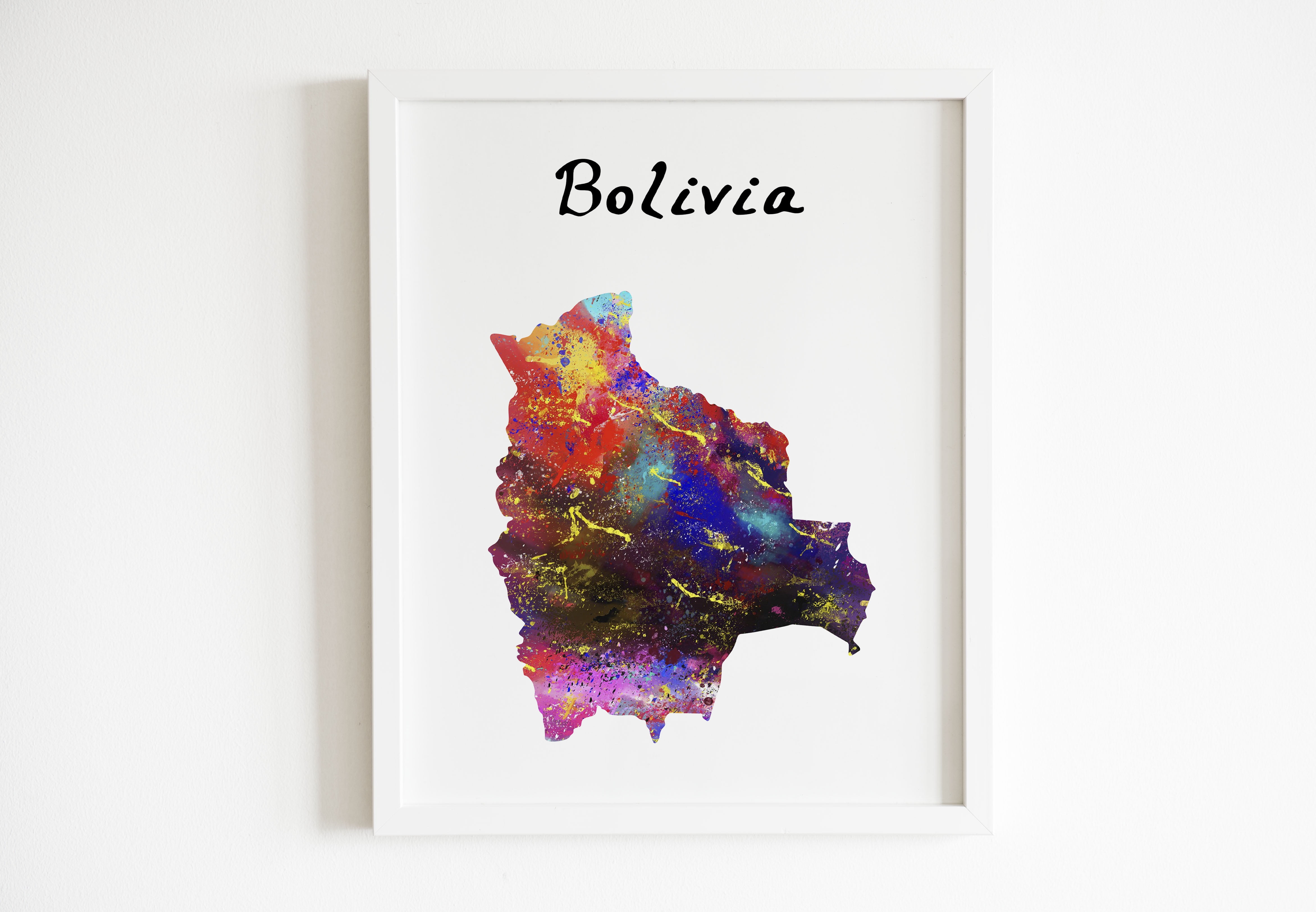 Vivid Pixel Bolivia – Art Prints, Wall Decor, and Wall Art 05x07in ...