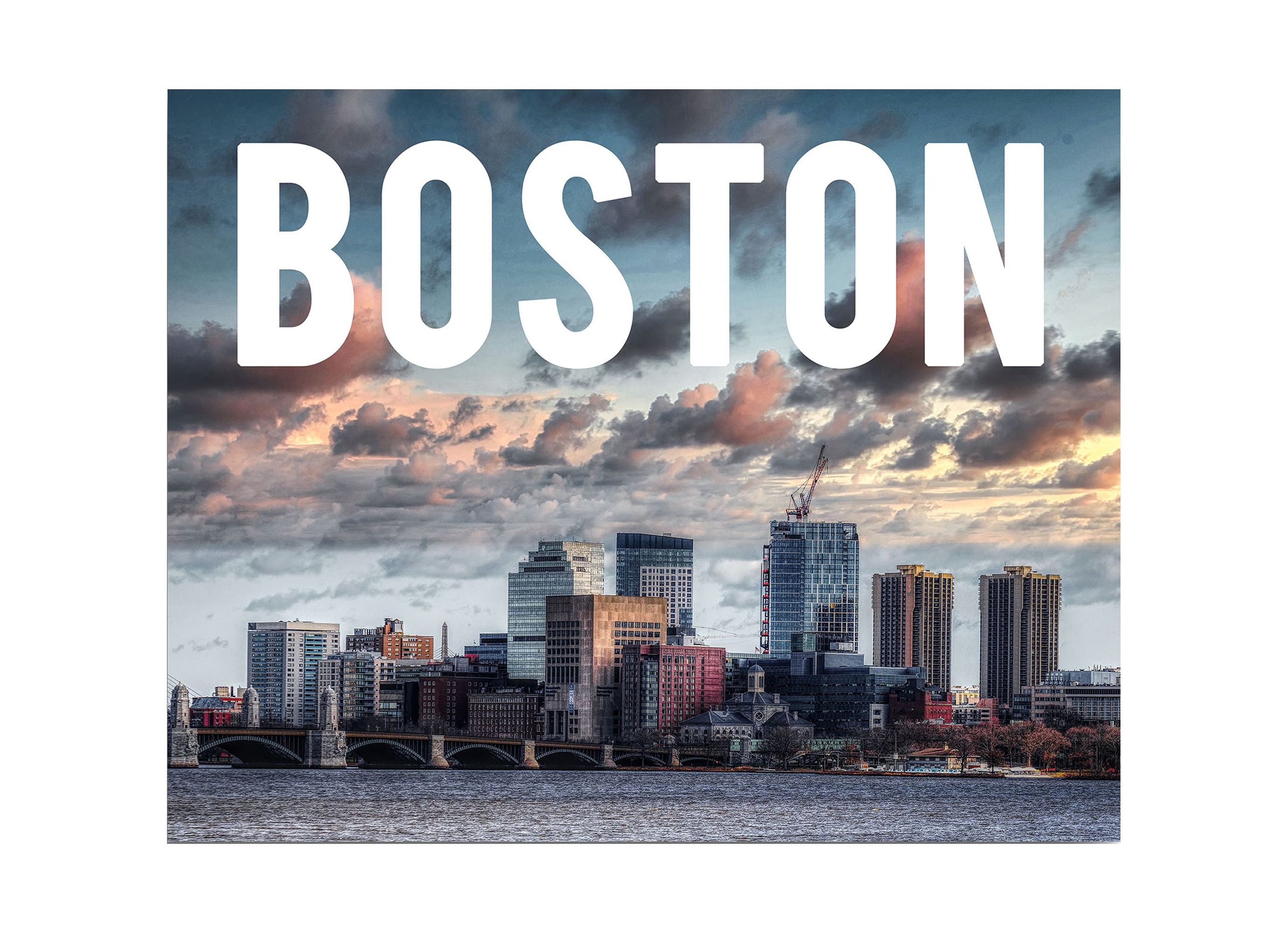 Vivid Pixel Boston Canvas Wall Decor, Wall Art, Office Decor 18x24in ...
