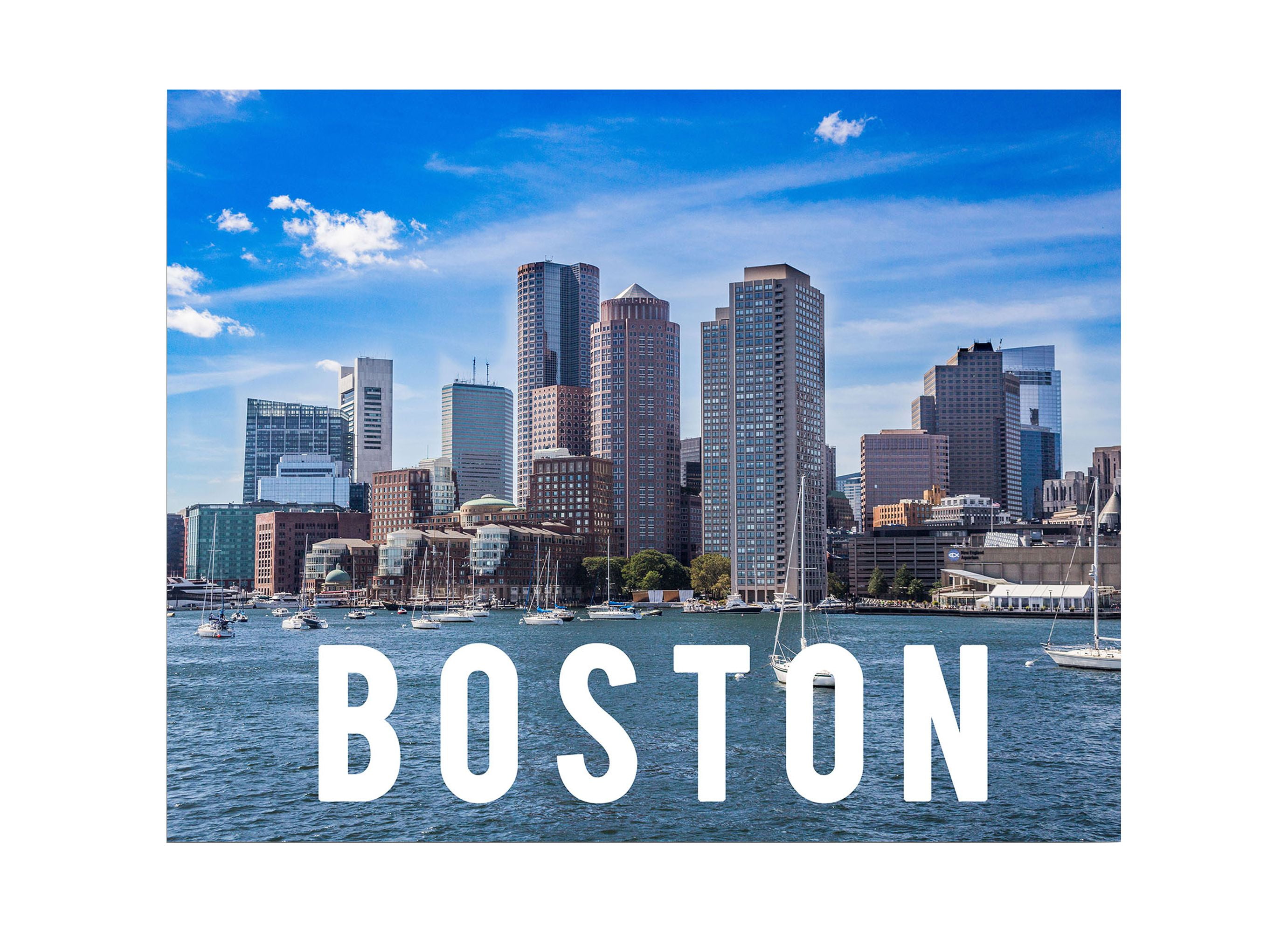 Vivid Pixel Boston Canvas Wall Decor, Wall Art, Office Decor 18x24in ...