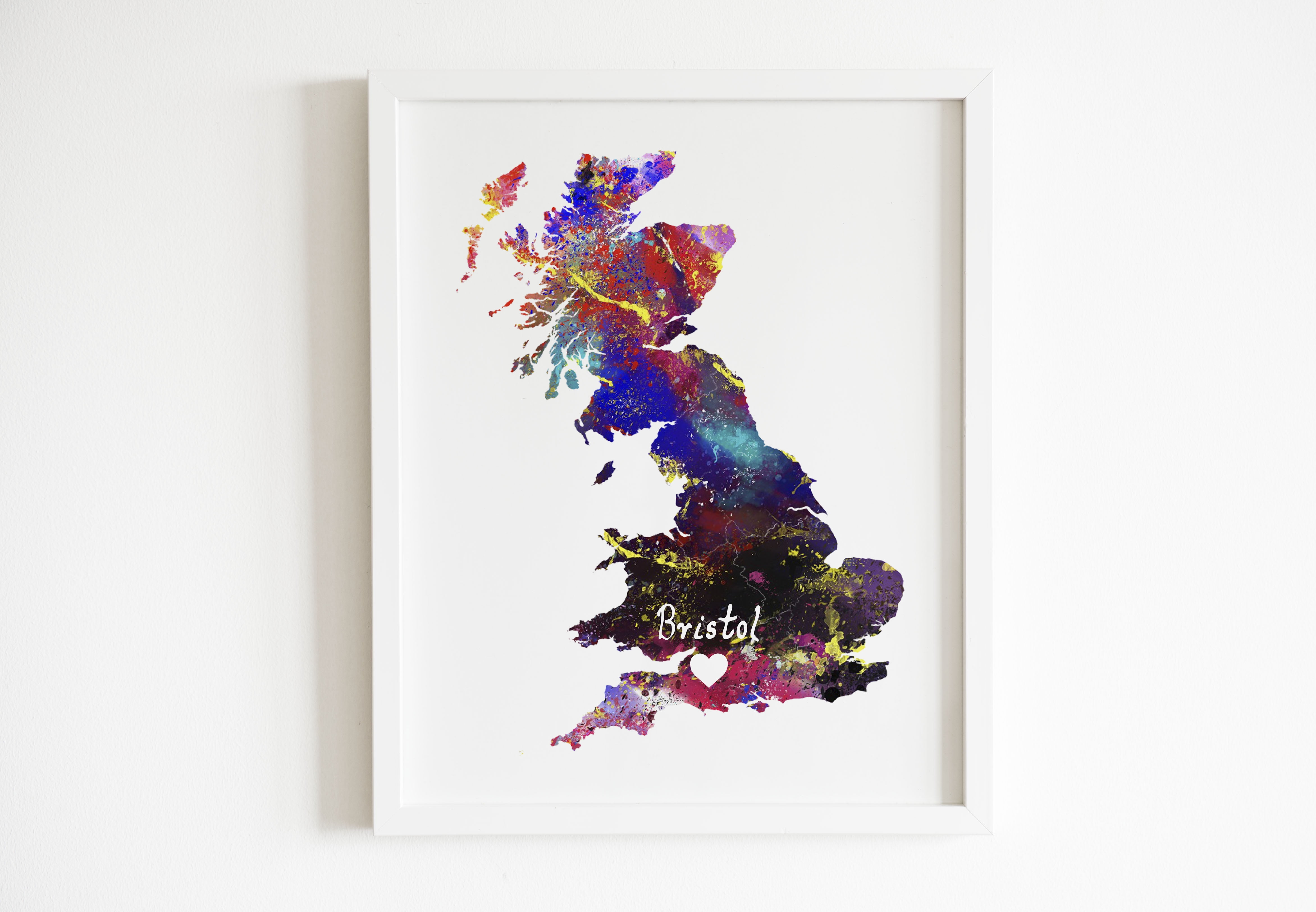 Vivid Pixel Bristol – Art Prints, Wall Decor, and Wall Art 16x20in - Walmart.com