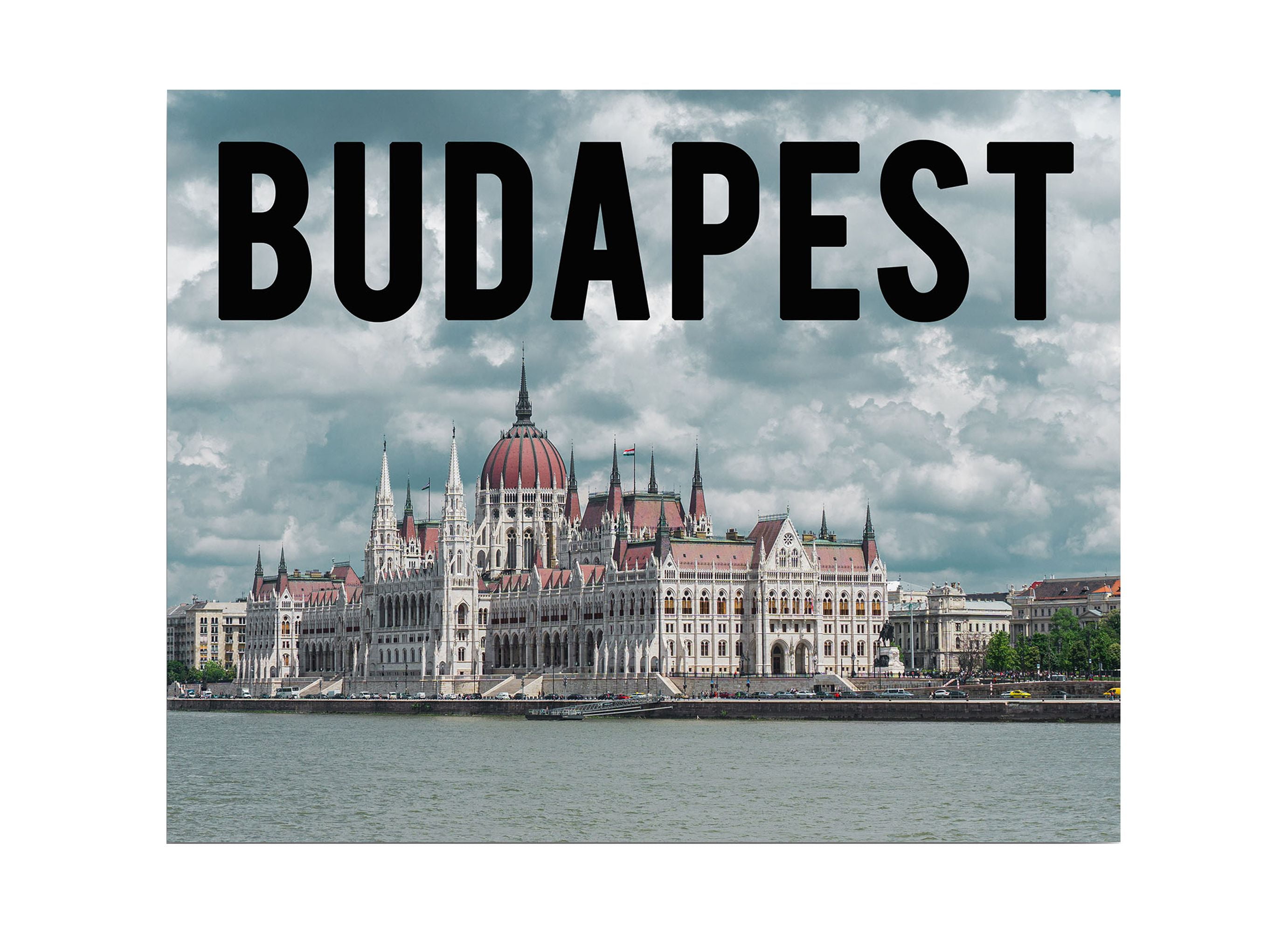 Vivid Pixel Budapest Canvas Wall Decor, Wall Art, Office Decor 30x40in ...