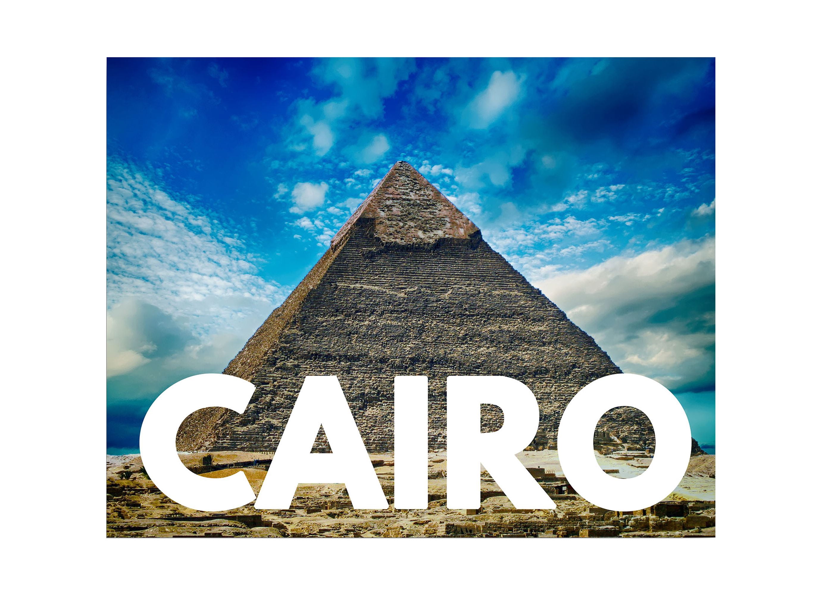 Vivid Pixel Cairo Canvas Wall Decor, Wall Art, Office Decor 18x24in ...