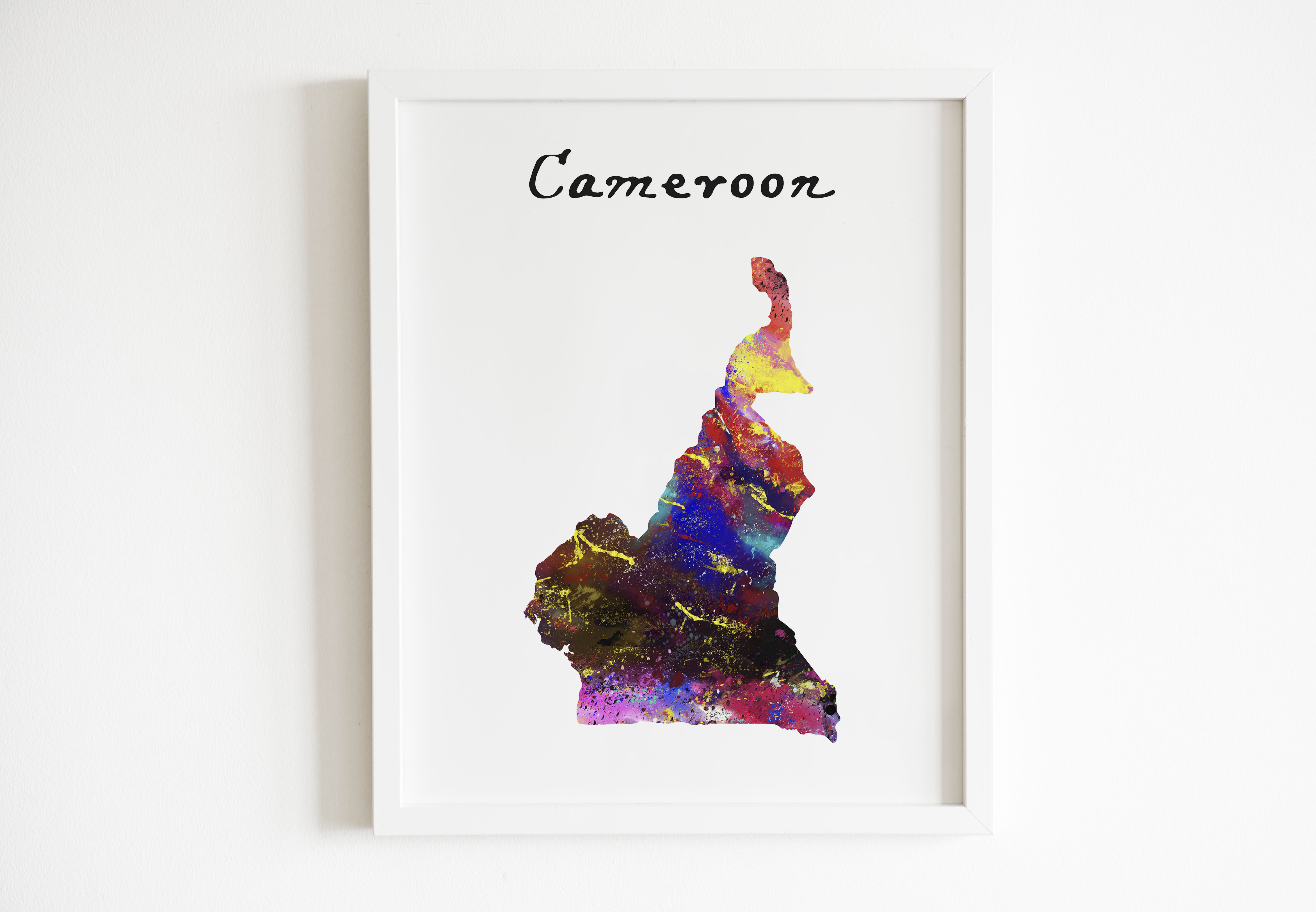 Vivid Pixel Cameroon – Art Prints, Wall Decor, and Wall Art 08x10in ...