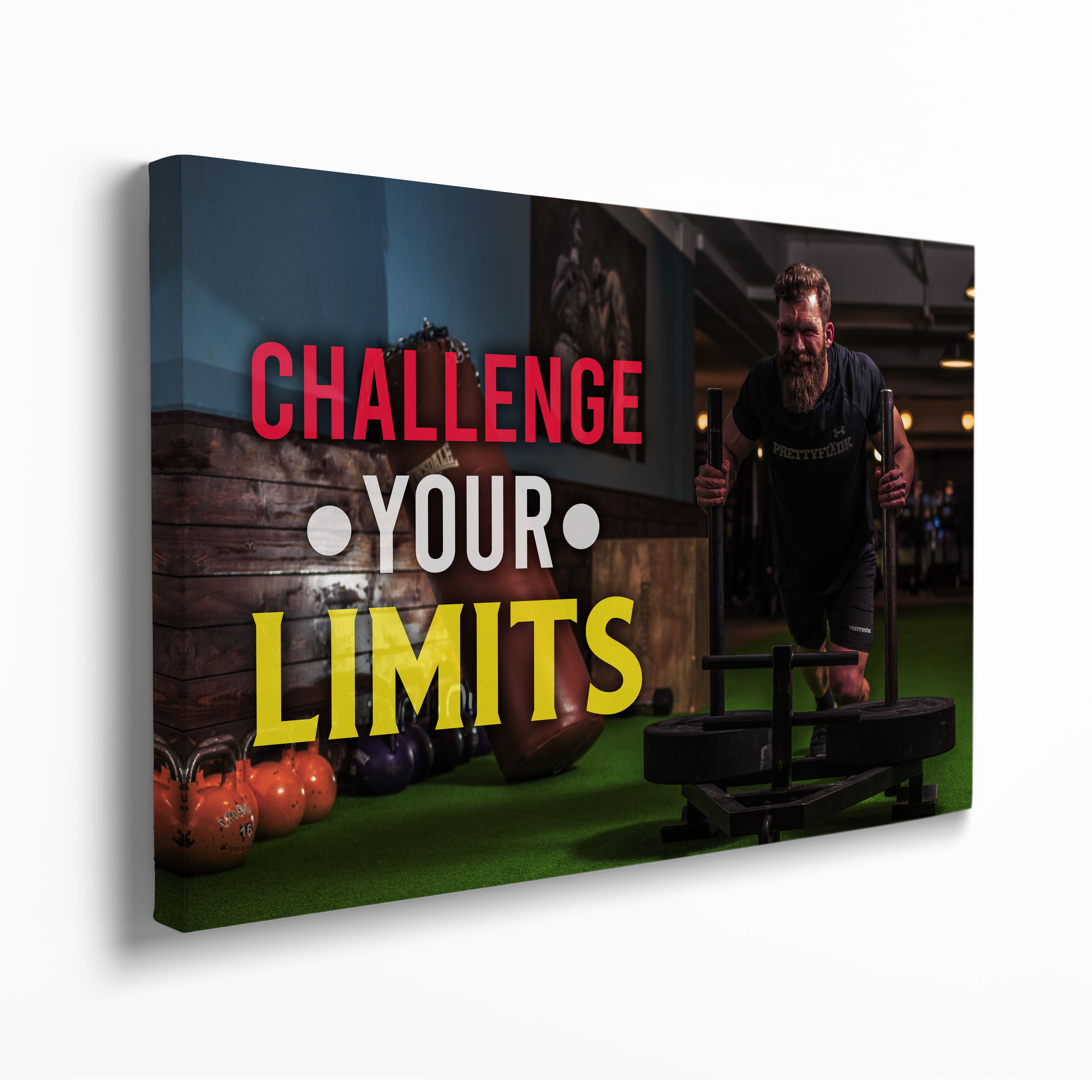 Vivid Pixel Challenge Canvas Wall Decor, Wall Art, Office Decor 16x20in ...