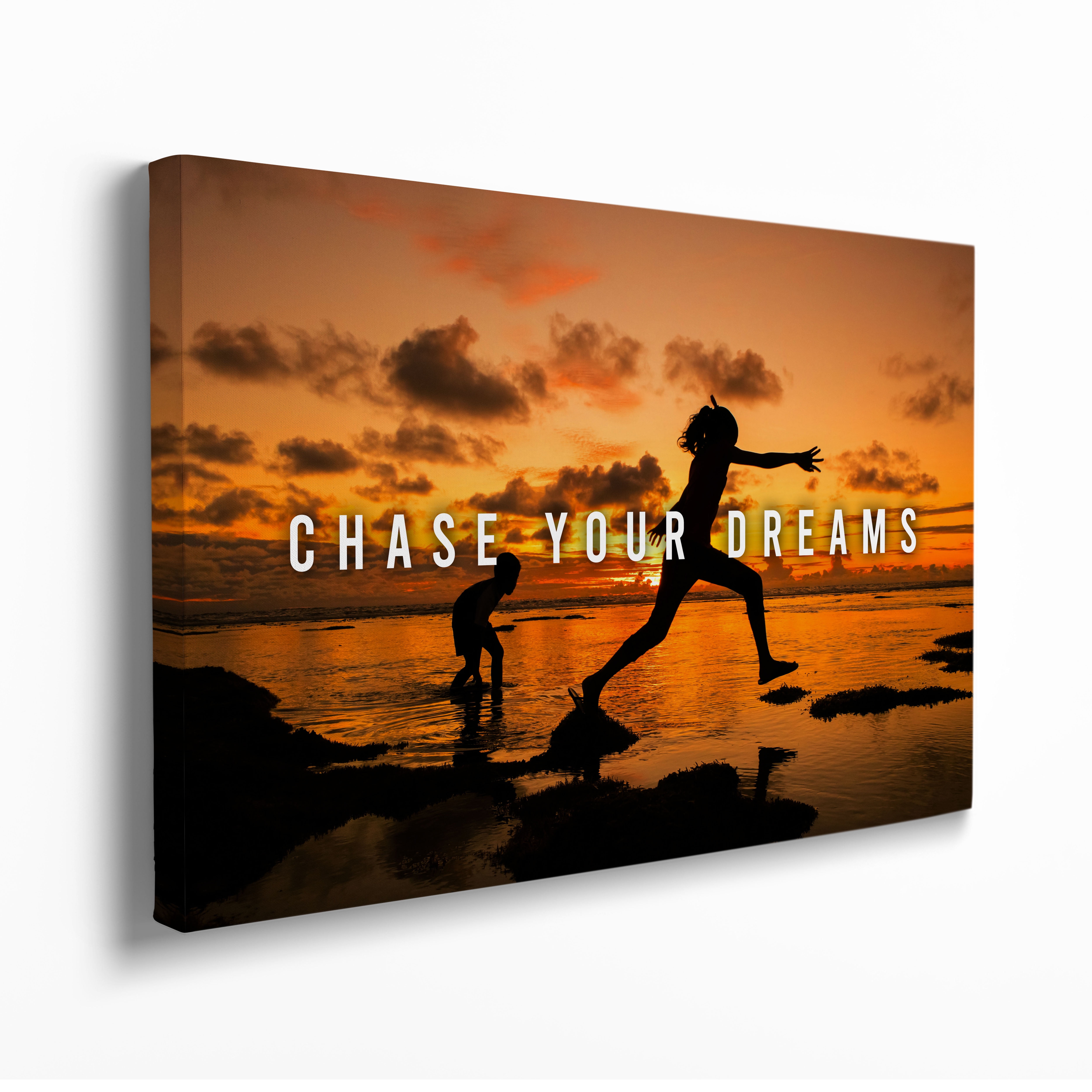 Vivid Pixel Chase You Canvas Wall Decor, Wall Art, Office Decor 12x18in ...