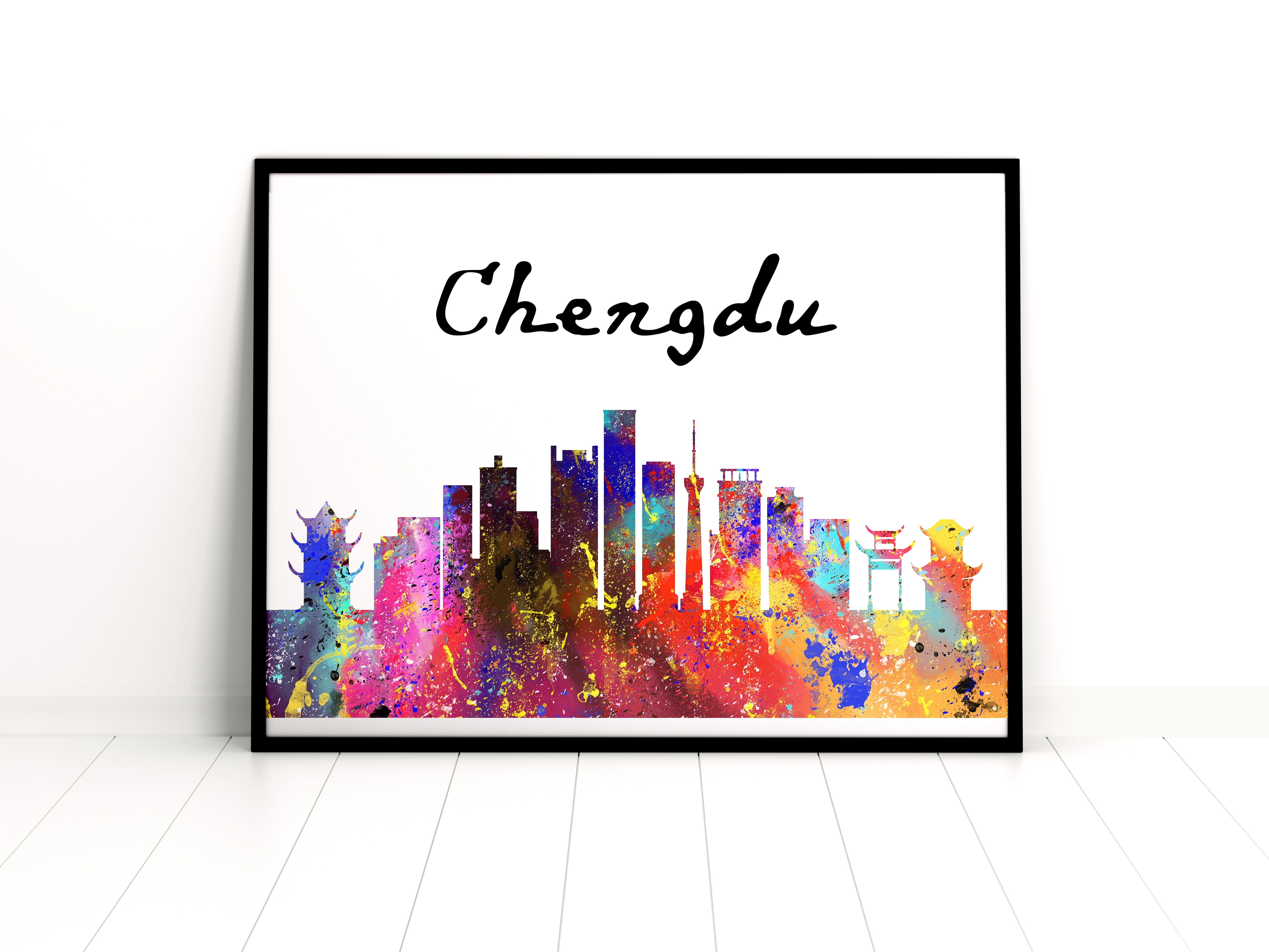 Vivid Pixel Chengdu – Art Prints, Wall Decor, and Wall Art 05x07in - Walmart.com