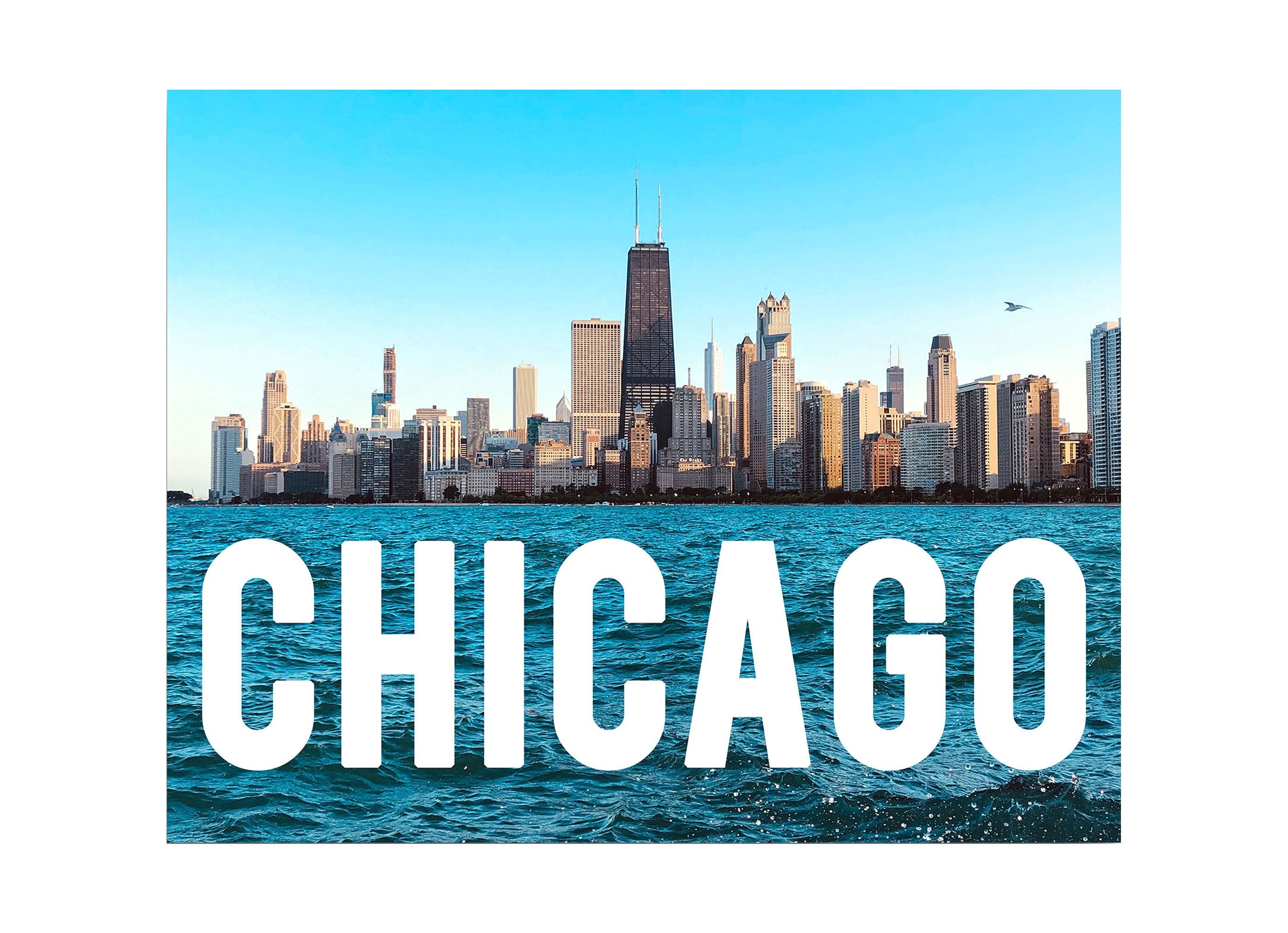 Vivid Pixel Chicago Canvas Wall Decor, Wall Art, Office Decor 30x40in ...