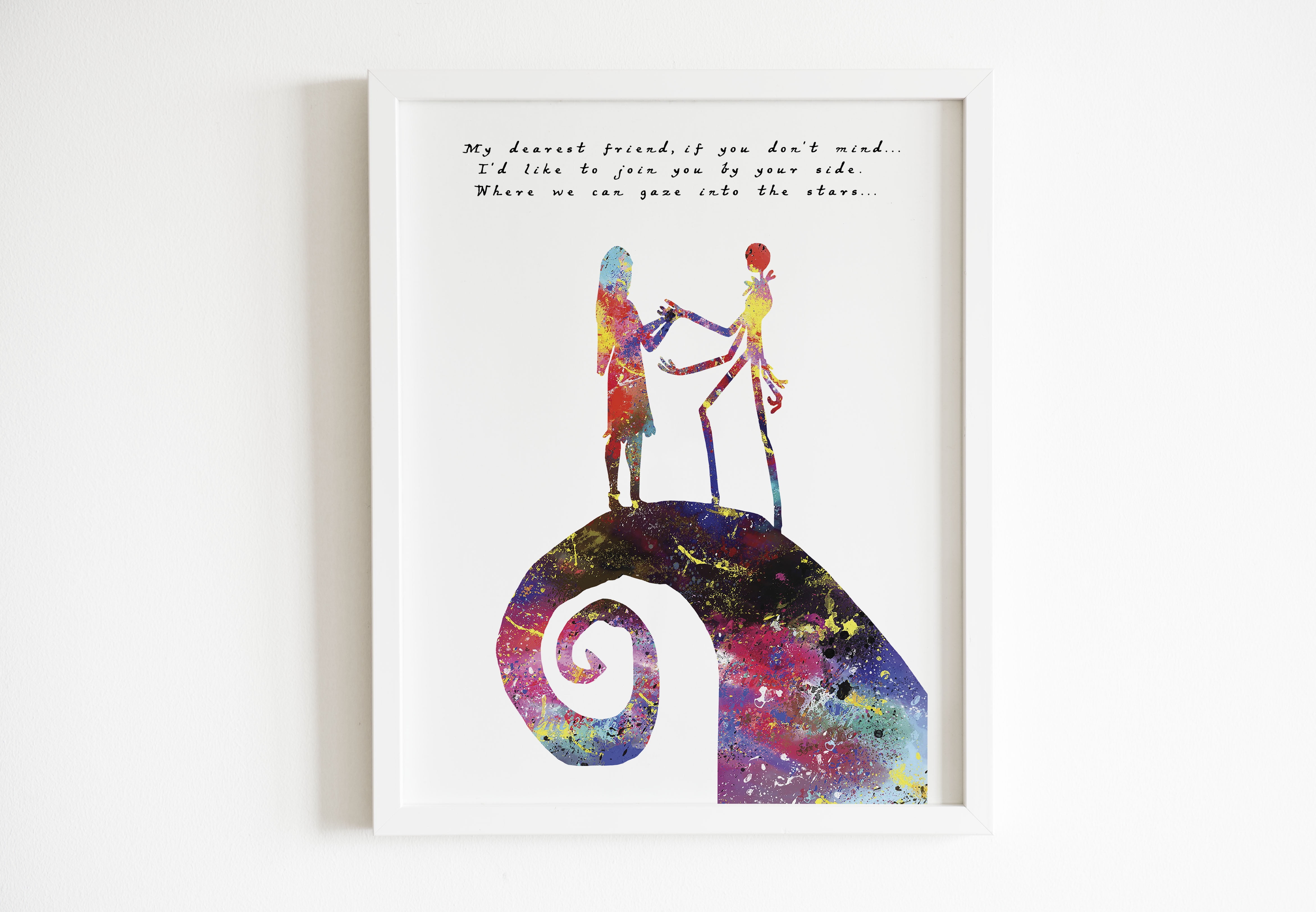Vivid Pixel Curl Quote – Art Prints, Wall Decor, and Wall Art 16x20in ...
