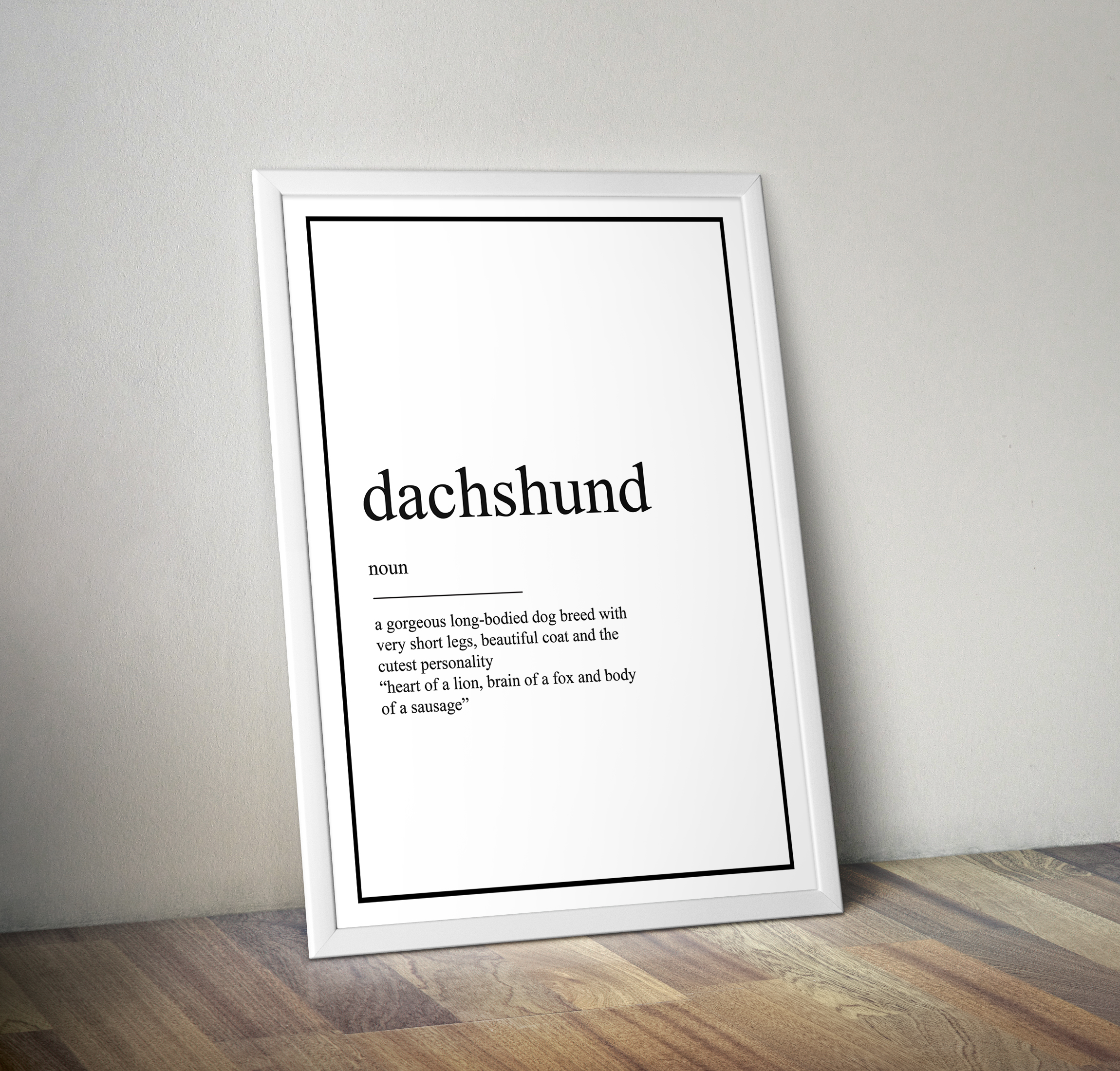 Vivid Pixel Dachshund – Art Prints, Wall Decor, and Wall Art 05x07in ...