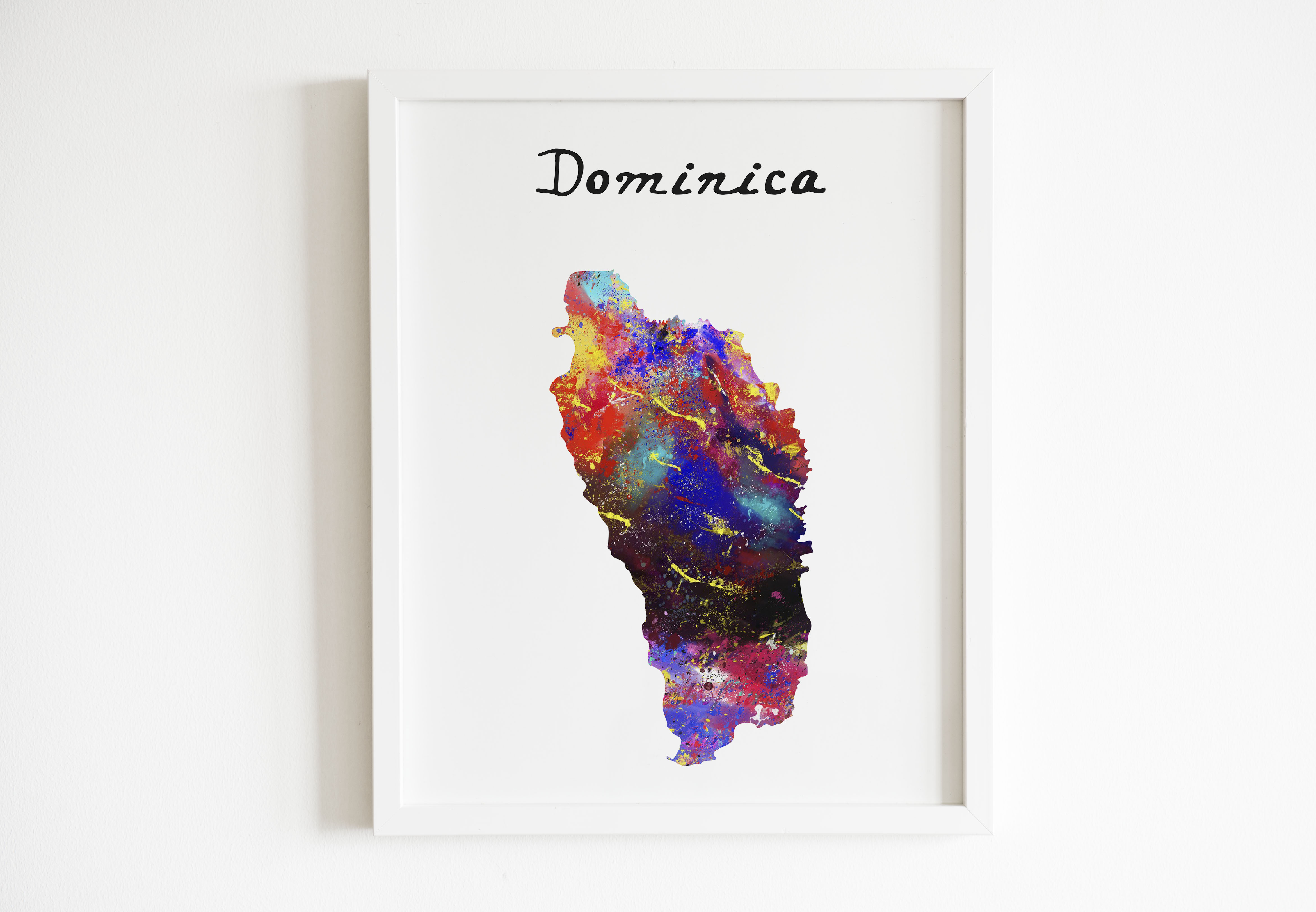 Vivid Pixel Dominica – Art Prints, Wall Decor, and Wall Art 16x20in ...