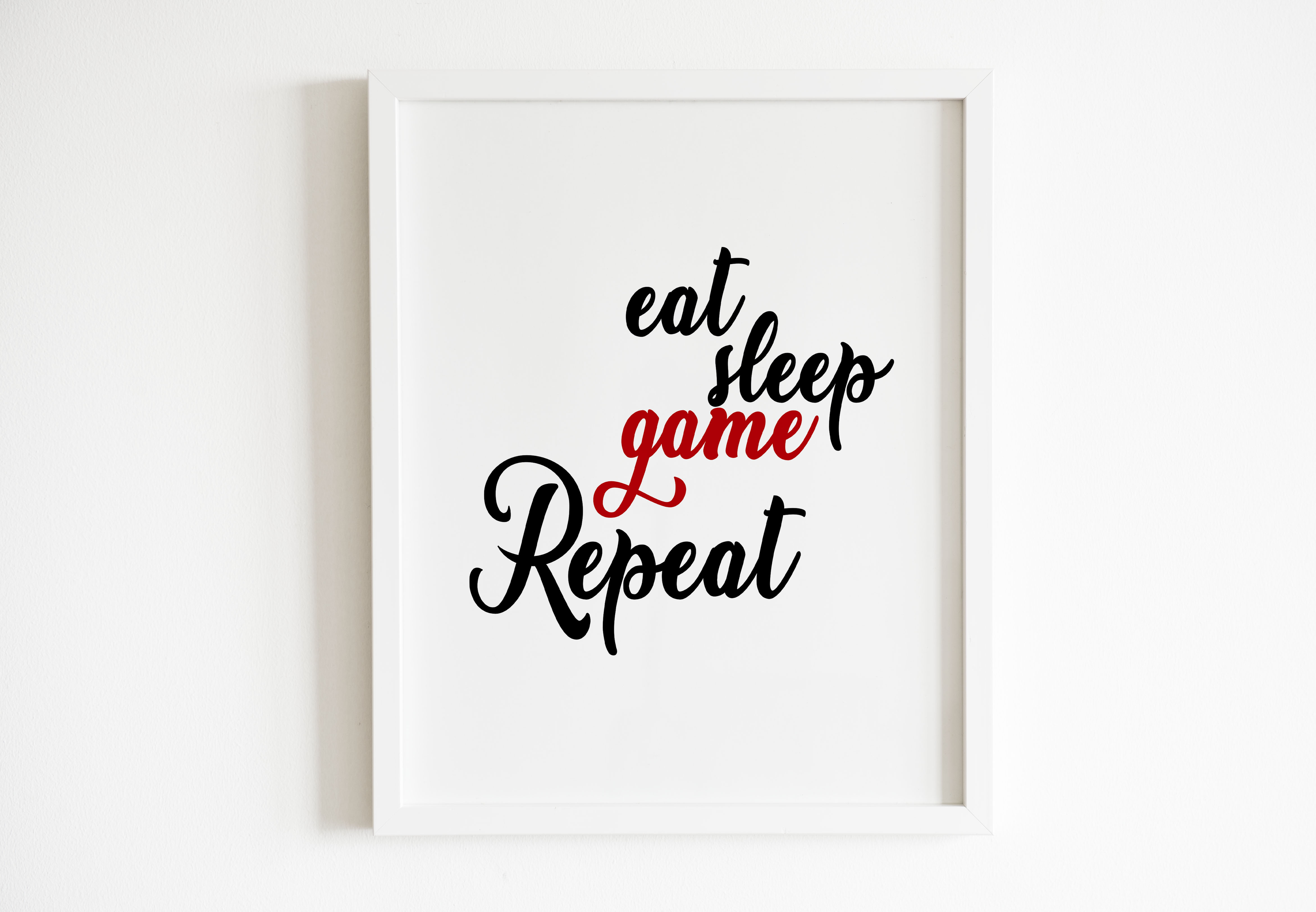 Vivid Pixel Eat Sleep Gam – Art Prints, Wall Decor, and Wall Art ...