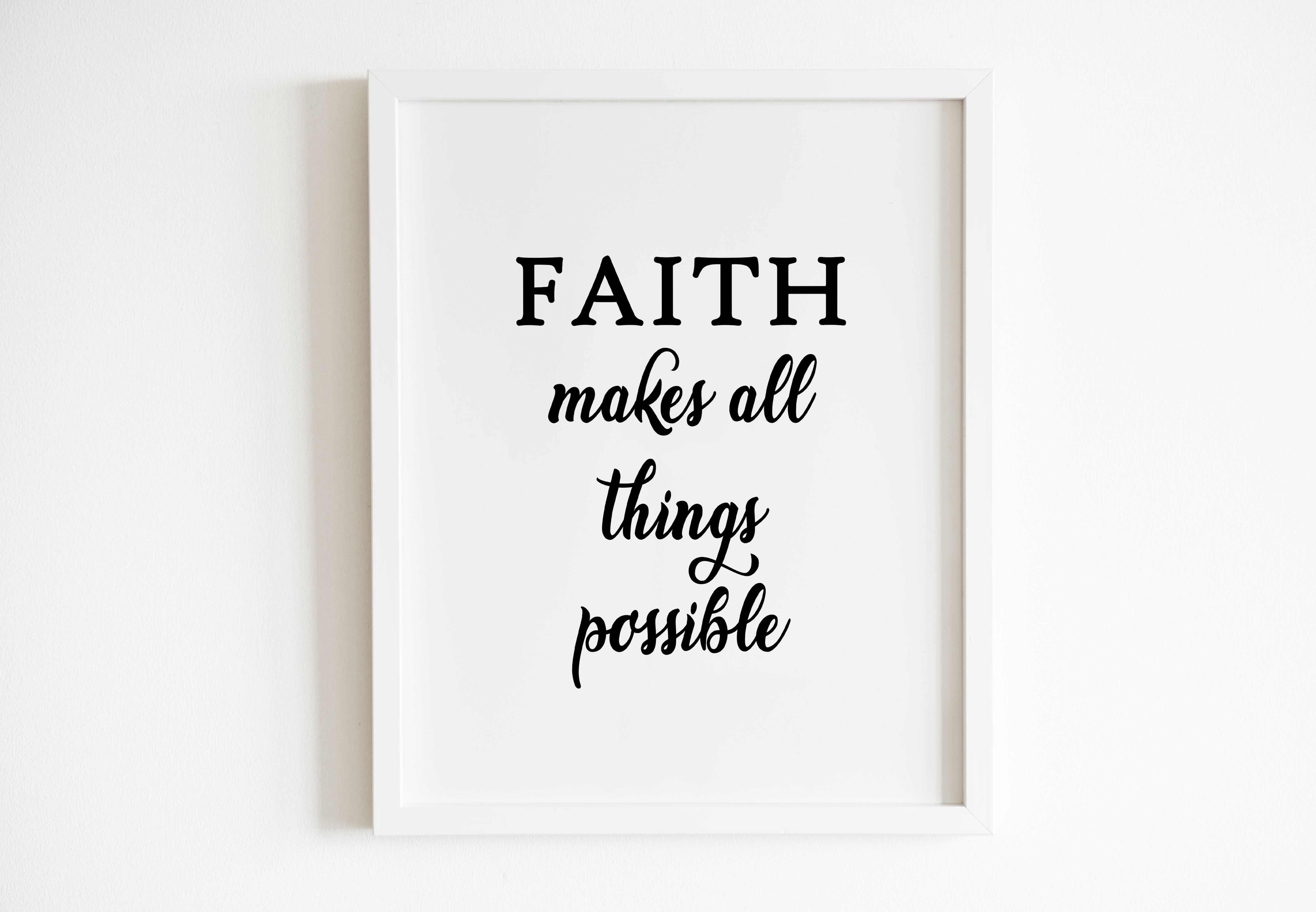 Vivid Pixel Faith Makes A – Art Prints, Wall Decor, and Wall Art ...