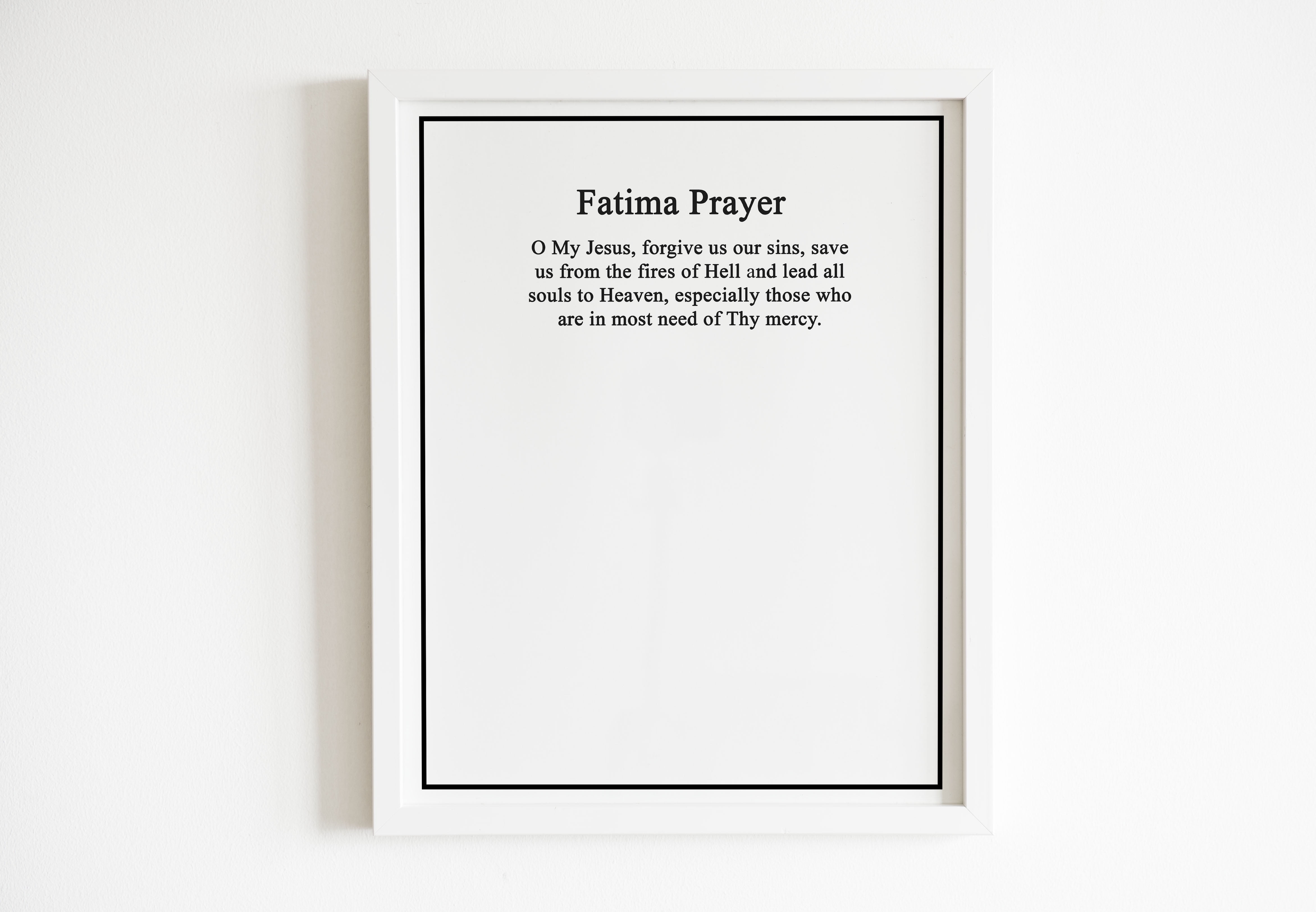 Vivid Pixel Fatima Prayer – Art Prints, Wall Decor, and Wall Art ...