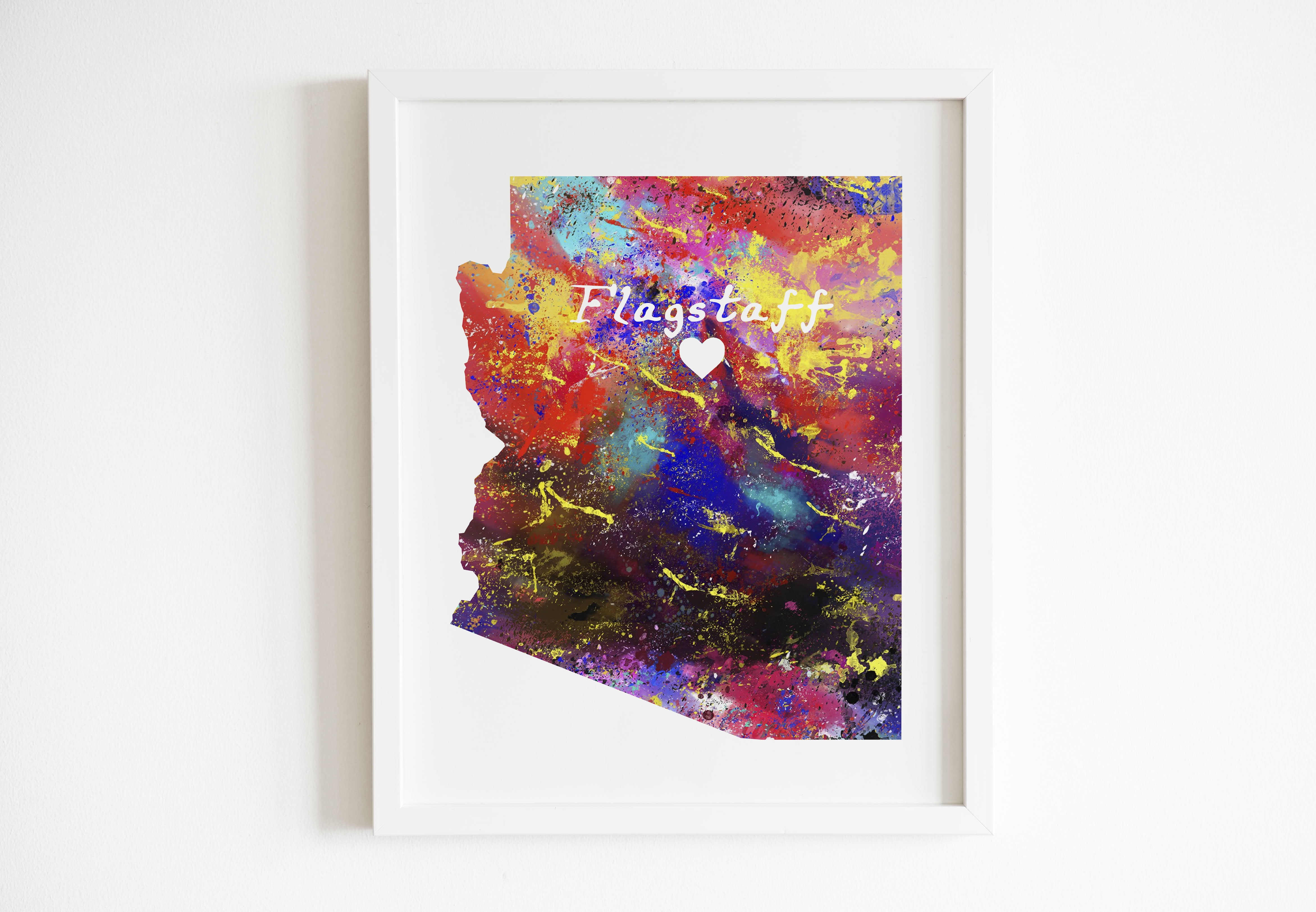 Vivid Pixel Flagstaff – Art Prints, Wall Decor, and Wall Art 05x07in ...