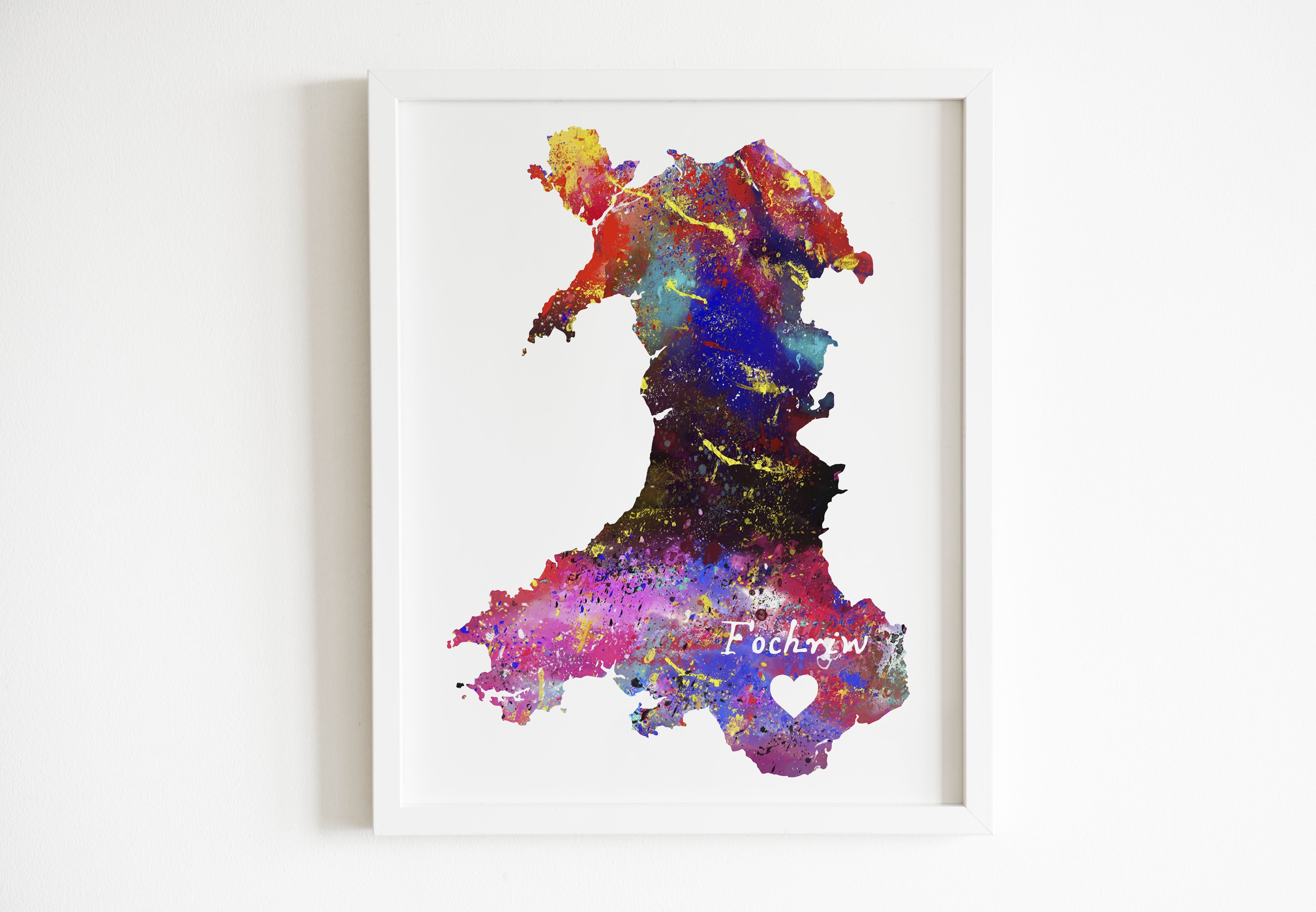 Vivid Pixel Fochriw – Art Prints, Wall Decor, and Wall Art 08x10in ...