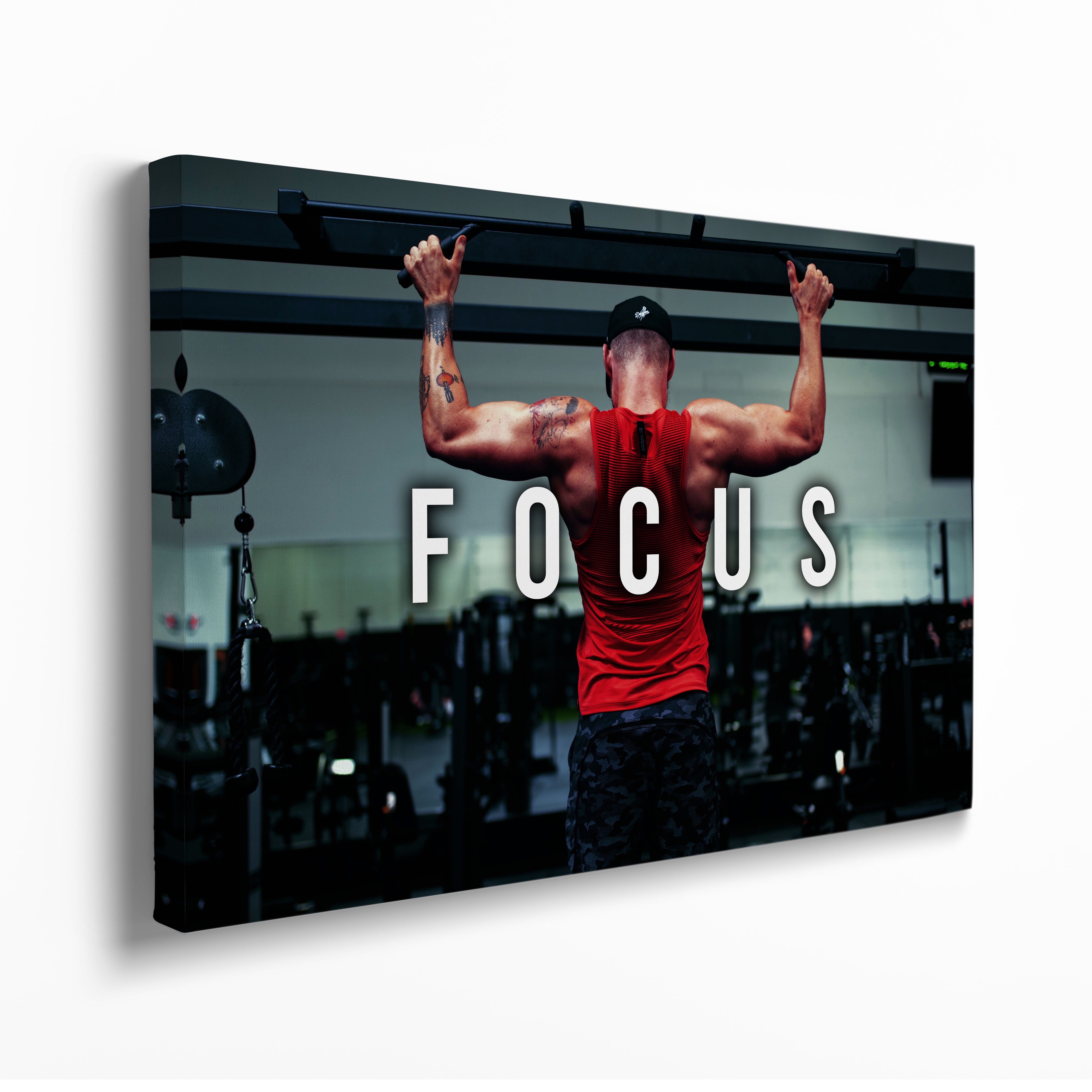 Vivid Pixel Focus Canvas Wall Decor, Wall Art, Office Decor 18x24in ...
