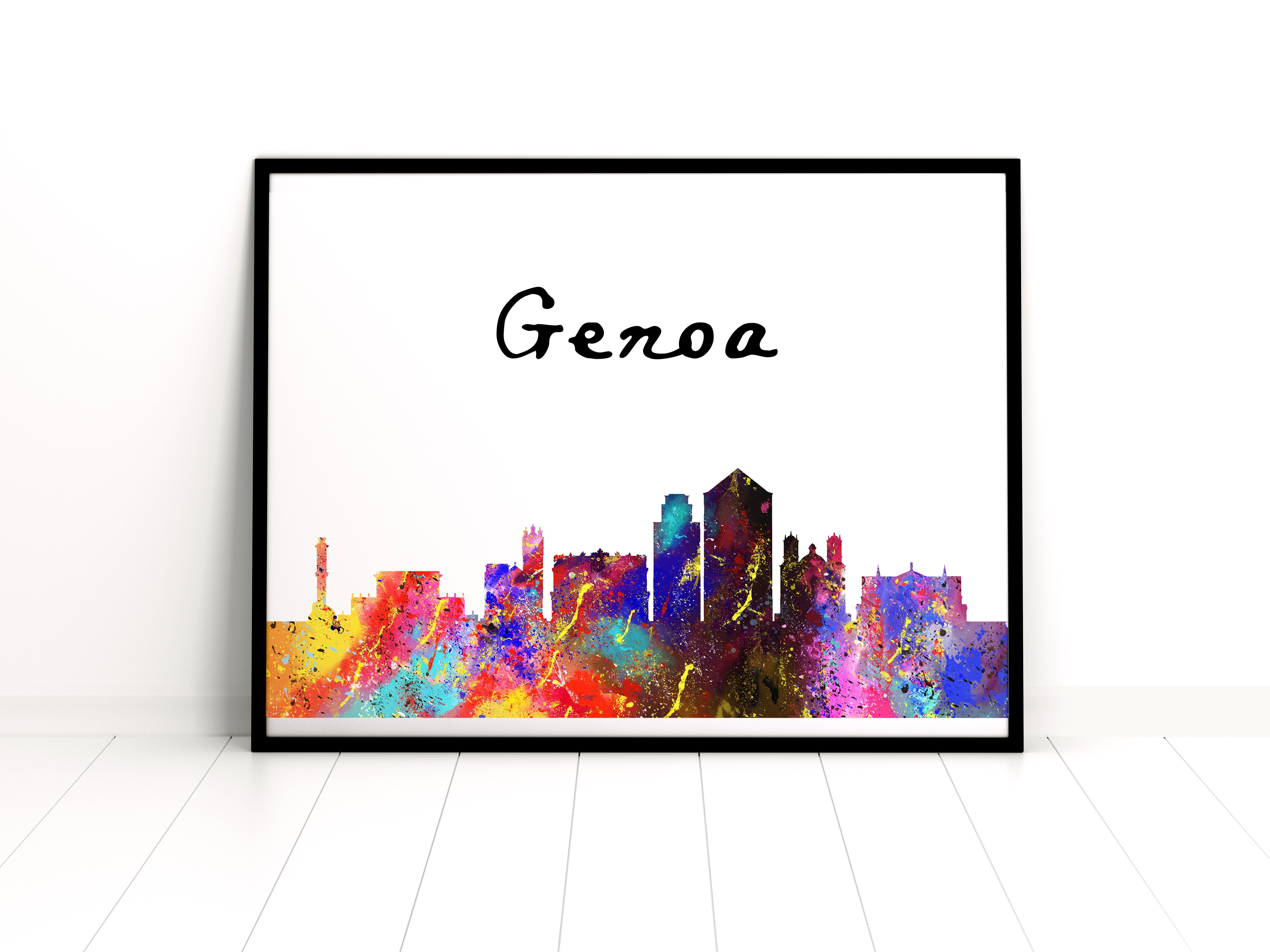 Vivid Pixel Genoa – Art Prints, Wall Decor, and Wall Art 05x07in - Walmart.com