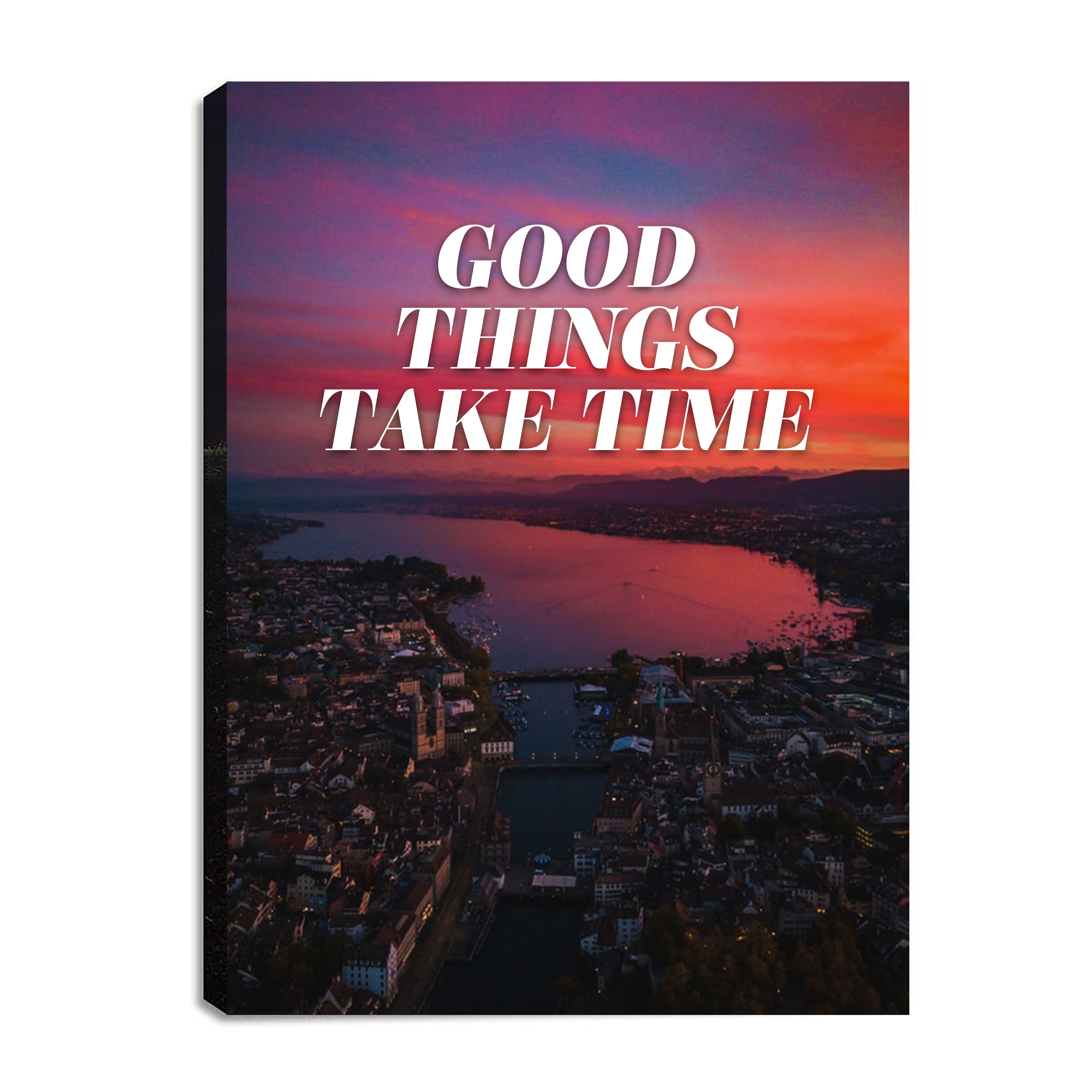 Vivid Pixel Good Thin Canvas Wall Decor, Wall Art, Office Decor 24x36in ...