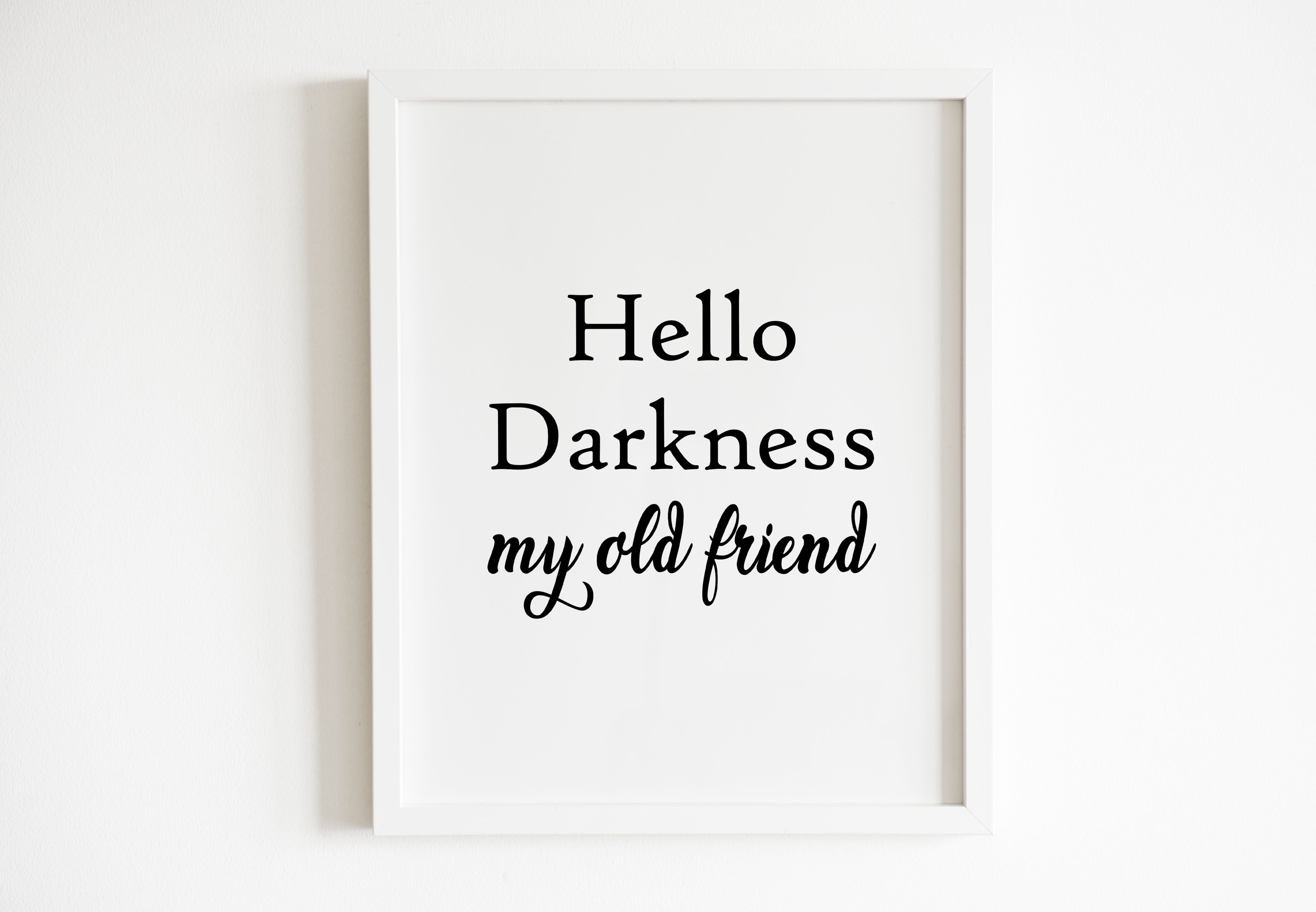Vivid Pixel Hello Darknes – Art Prints, Wall Decor, and Wall Art ...