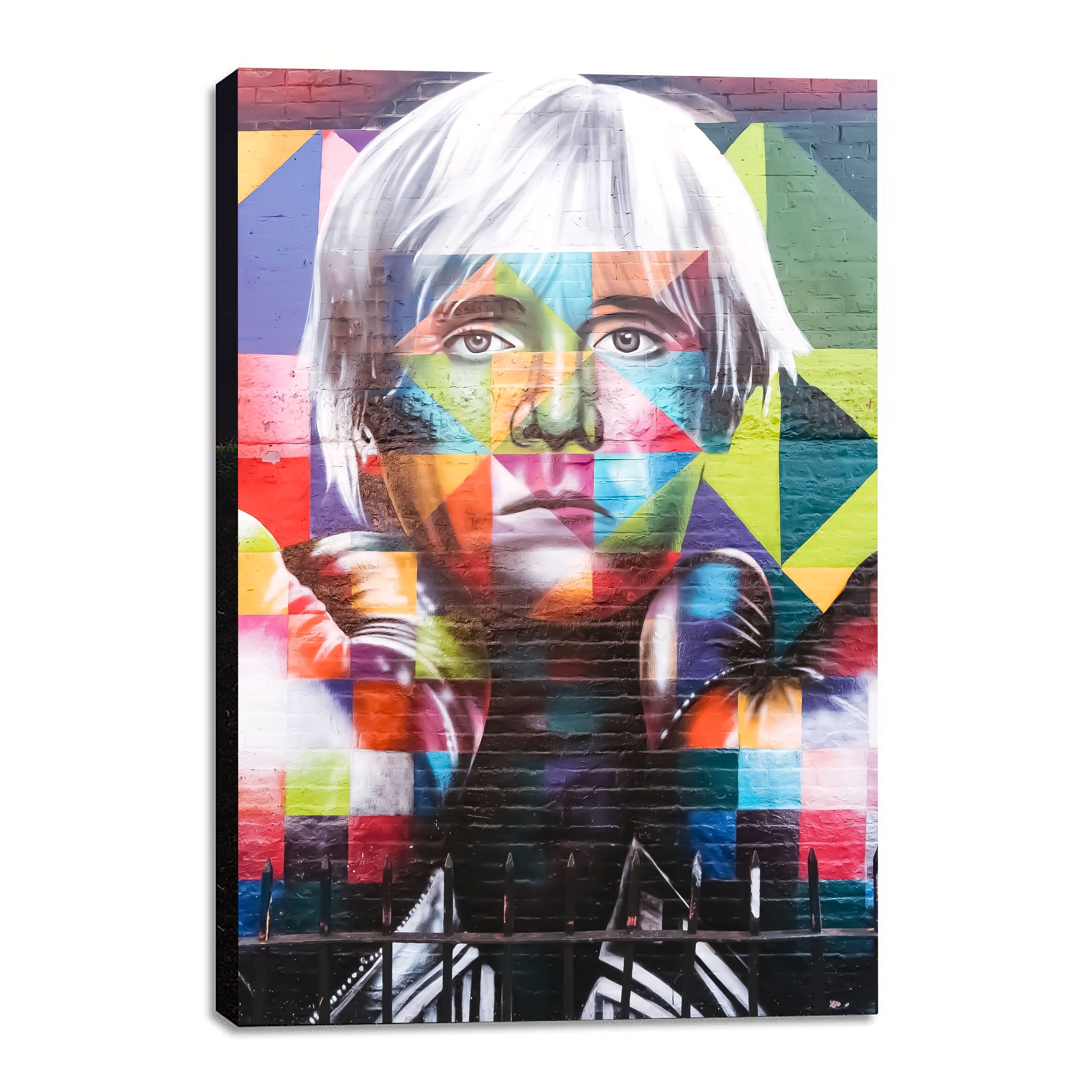 Vivid Pixel His Color Canvas Wall Decor, Wall Art, Office Decor 16x20in ...