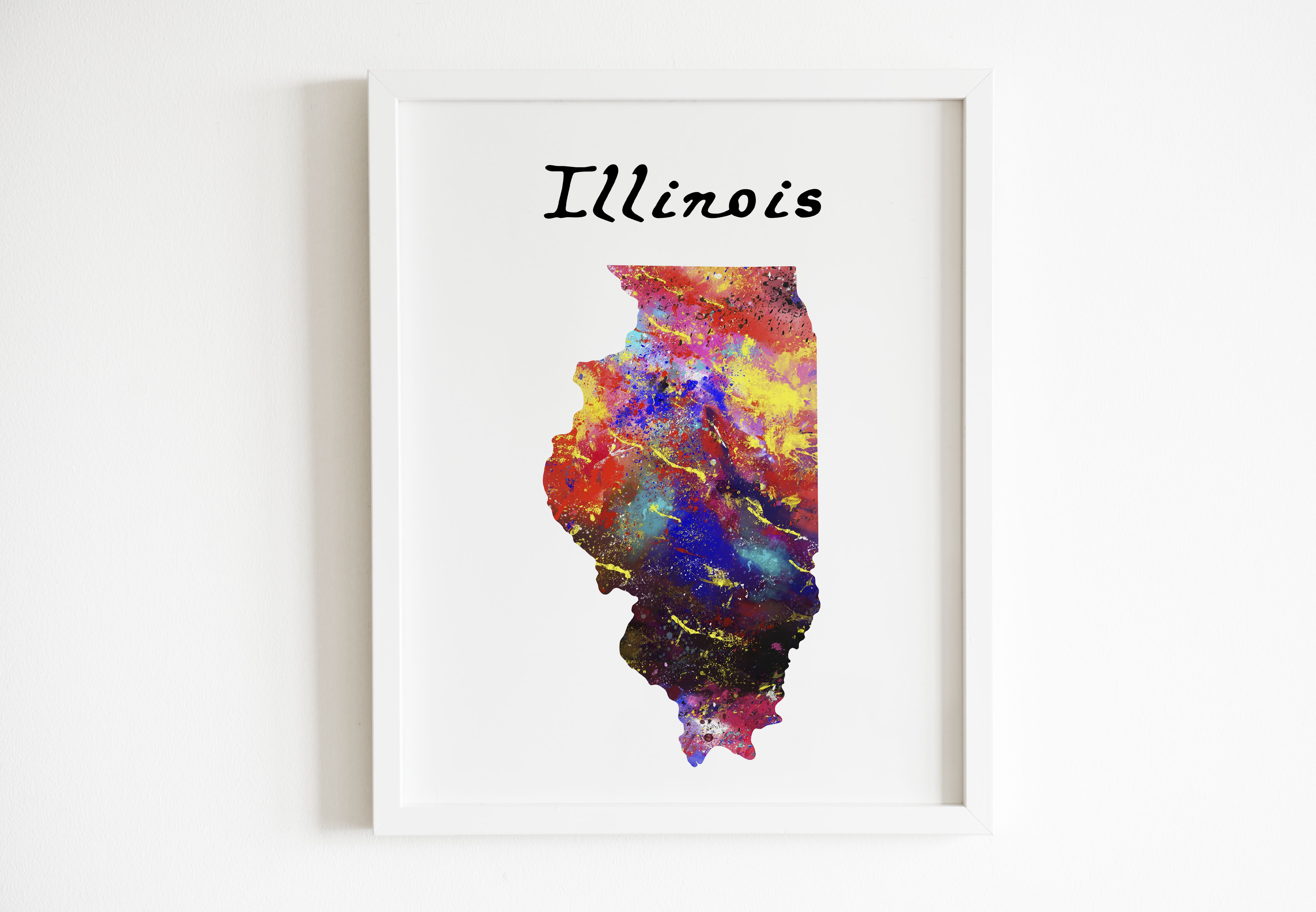 Vivid Pixel Illinois – Art Prints, Wall Decor, and Wall Art 11x14in - Walmart.com