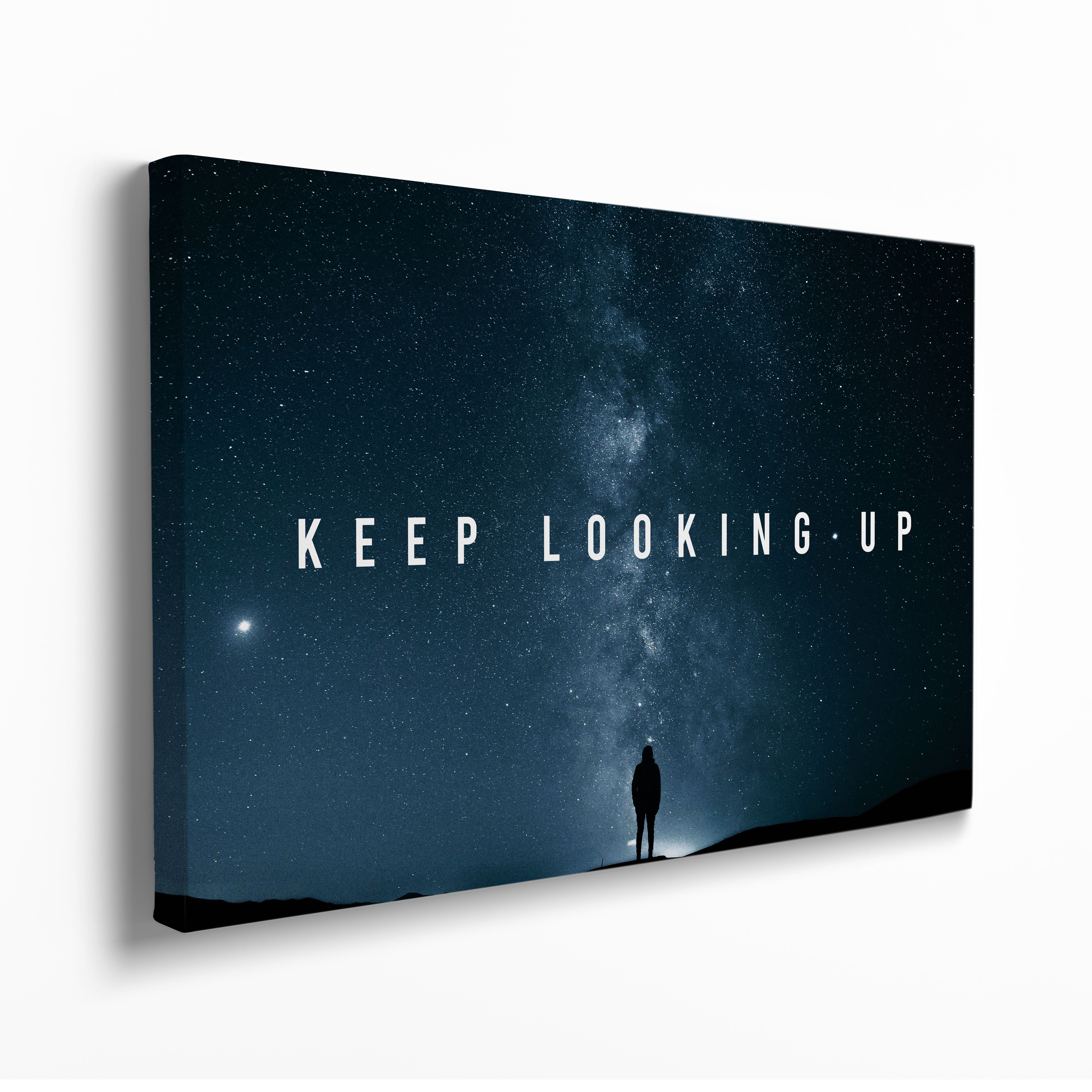 Vivid Pixel Keep Look Canvas Wall Decor, Wall Art, Office Decor 24x36in ...