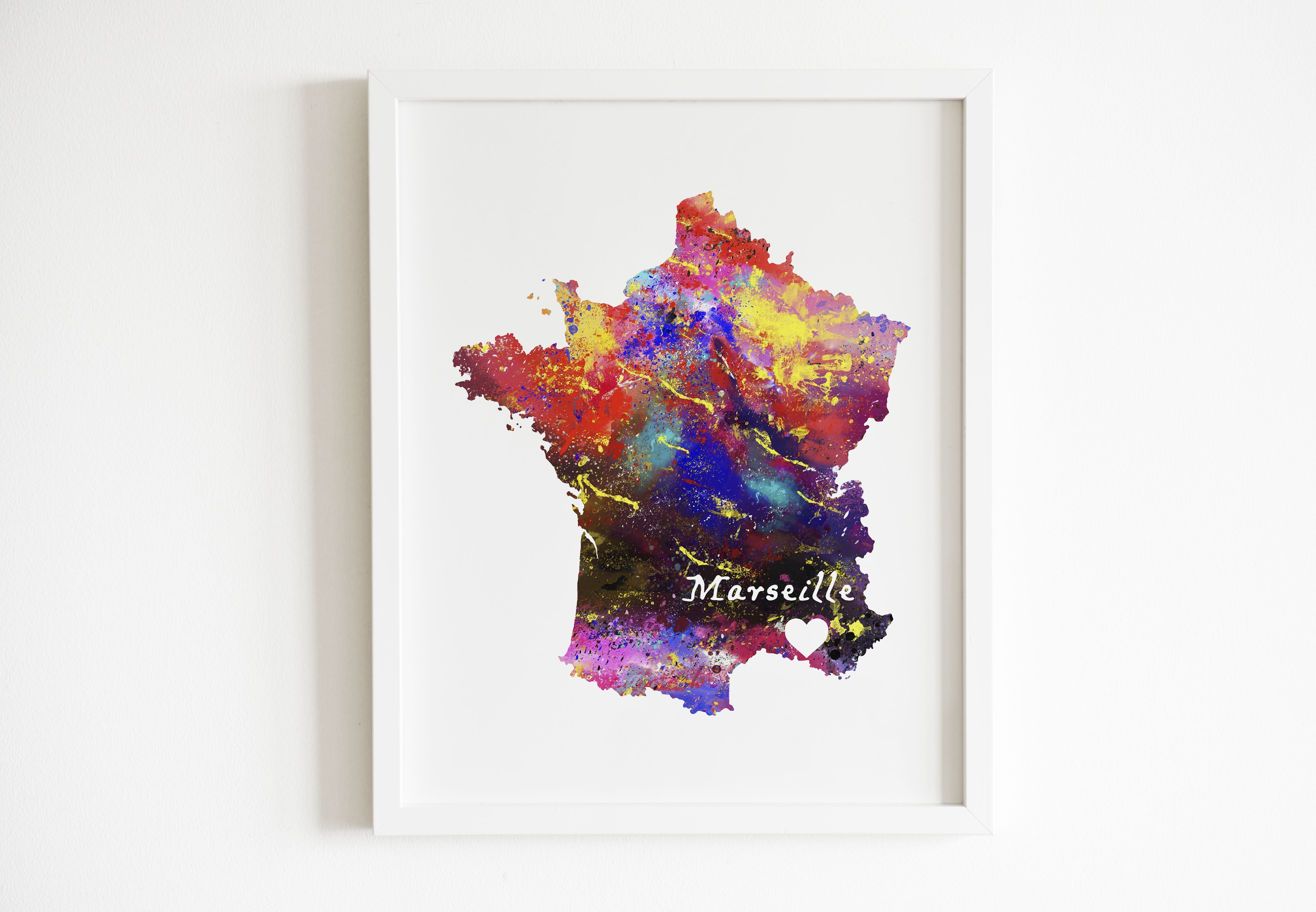 Vivid Pixel Marseille – Art Prints, Wall Decor, and Wall Art 11x14in - Walmart.com