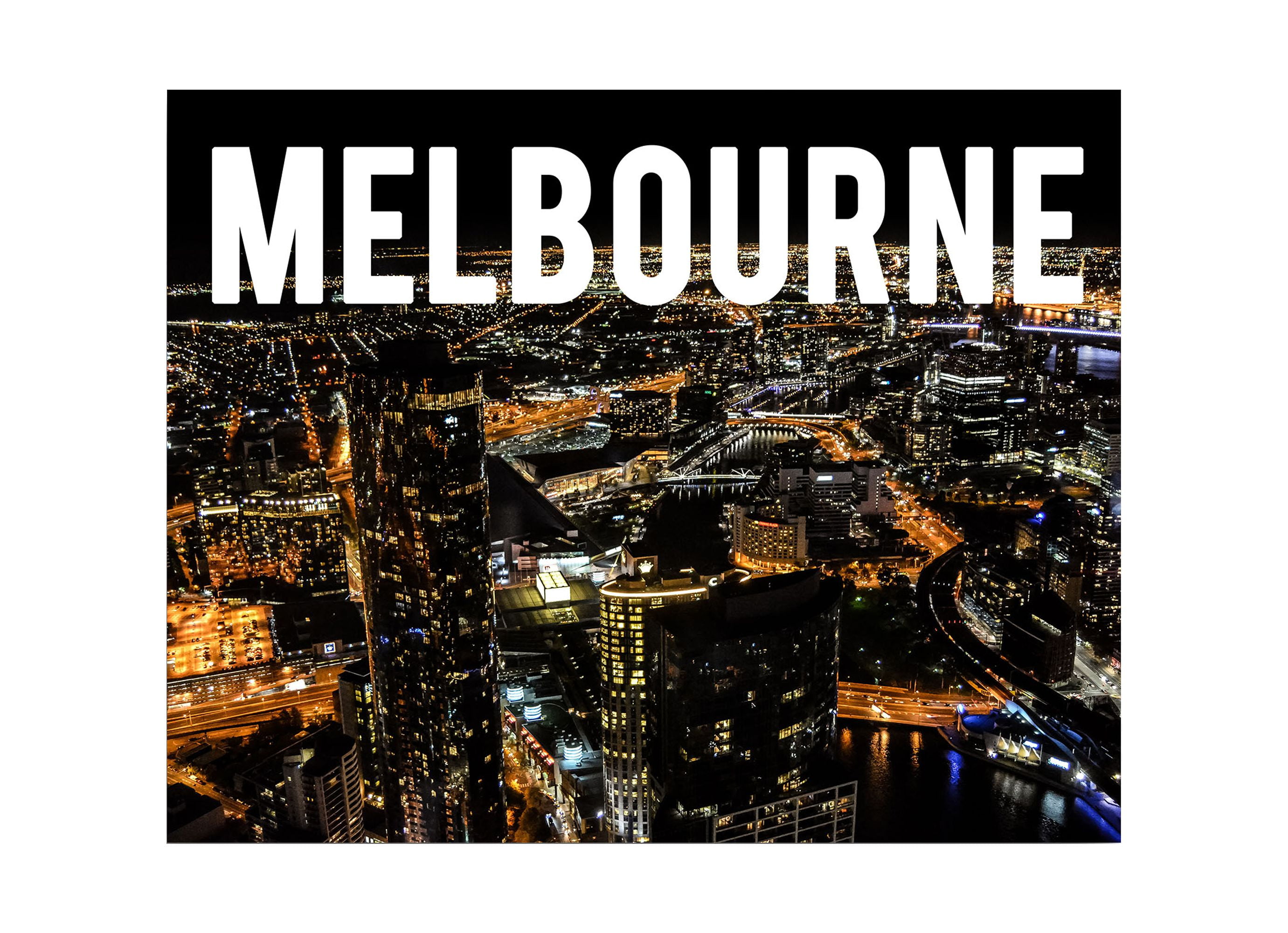 Vivid Pixel Melbourne Canvas Wall Decor, Wall Art, Office Decor 24x36in ...