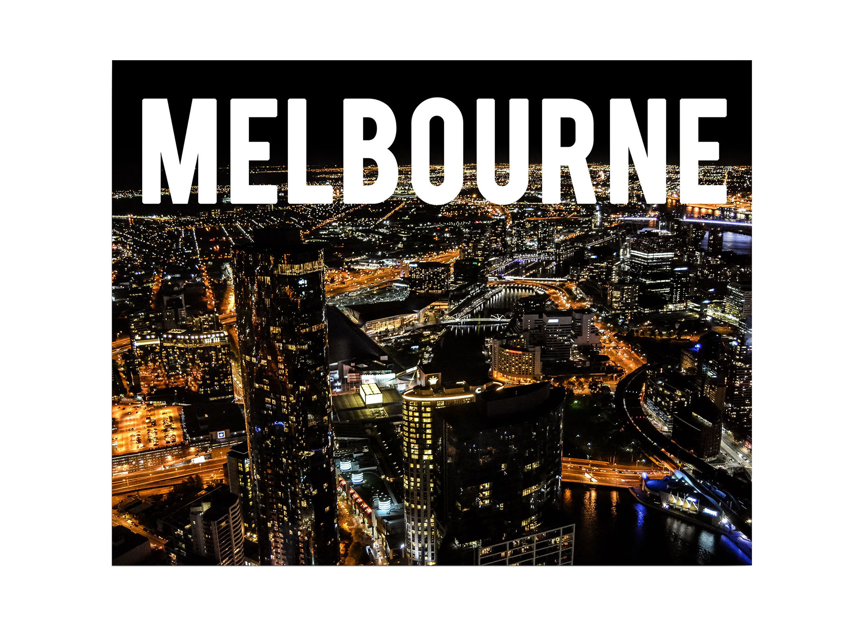 Vivid Pixel Melbourne Canvas Wall Decor, Wall Art, Office Decor 30x40in ...