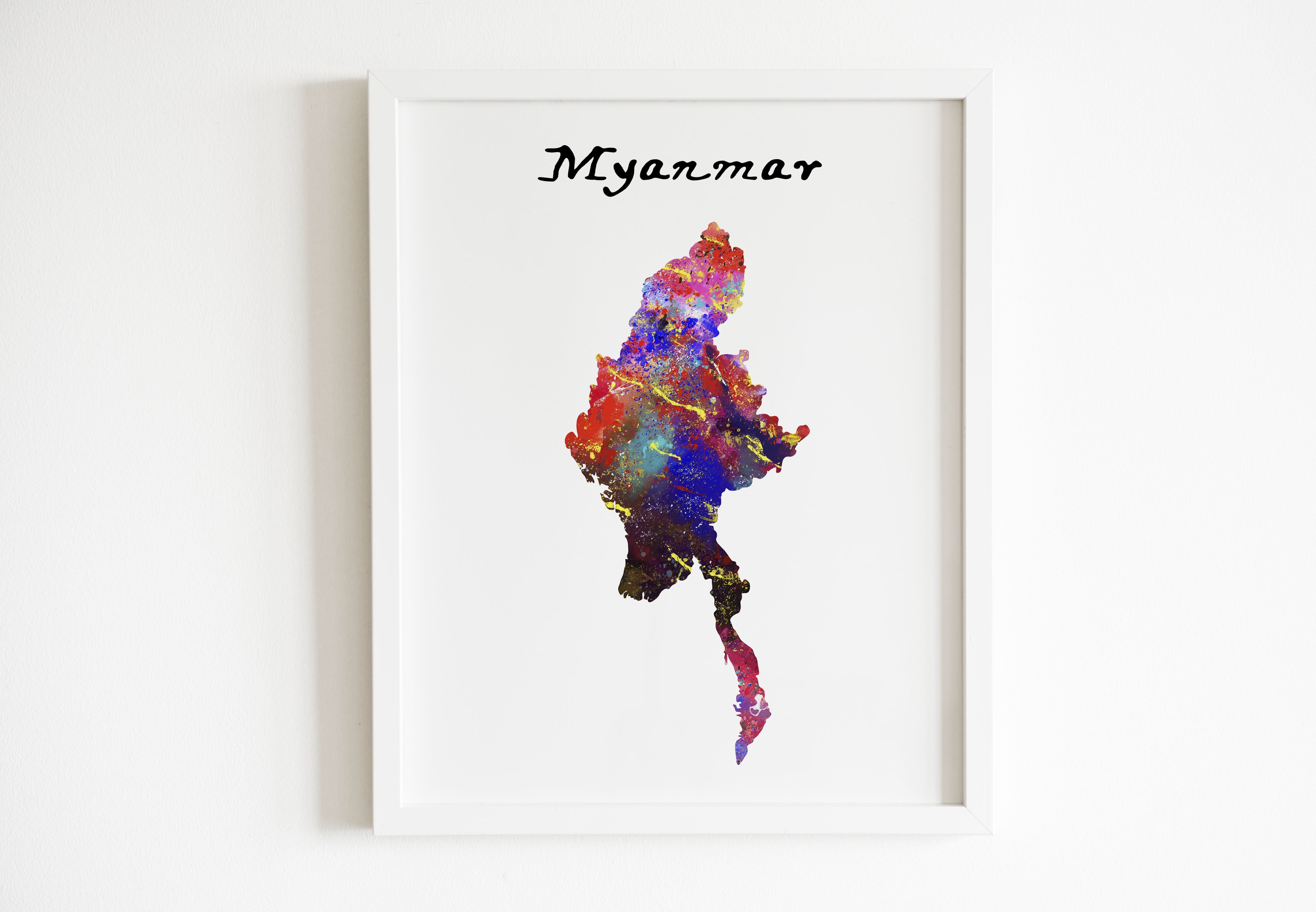 Vivid Pixel Myanmar – Art Prints, Wall Decor, and Wall Art 08x10in ...