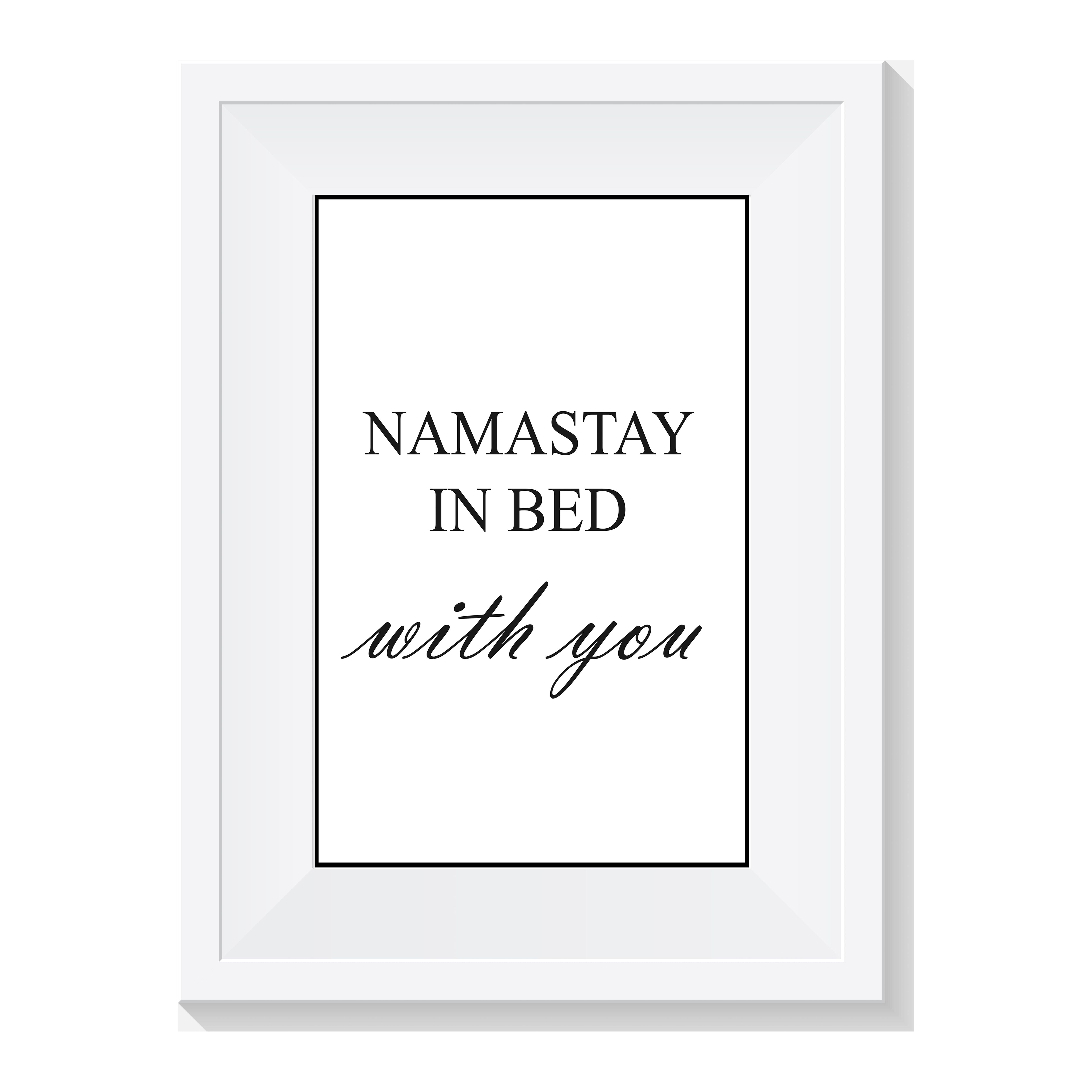 Vivid Pixel Namastay In B – Art Prints, Wall Decor, and Wall Art ...