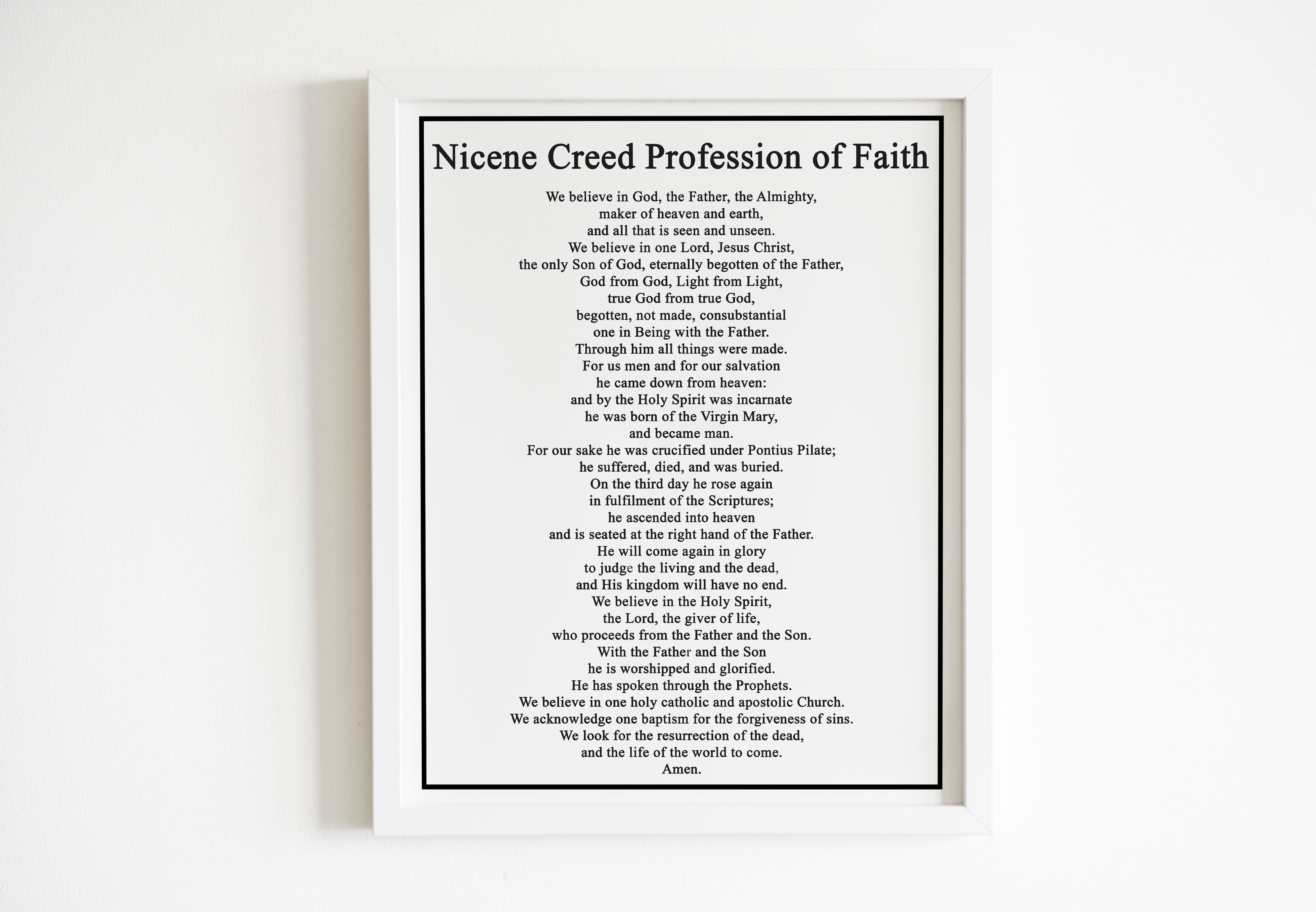 Vivid Pixel Nicene Creed – Art Prints, Wall Decor, and Wall Art 05x07in ...