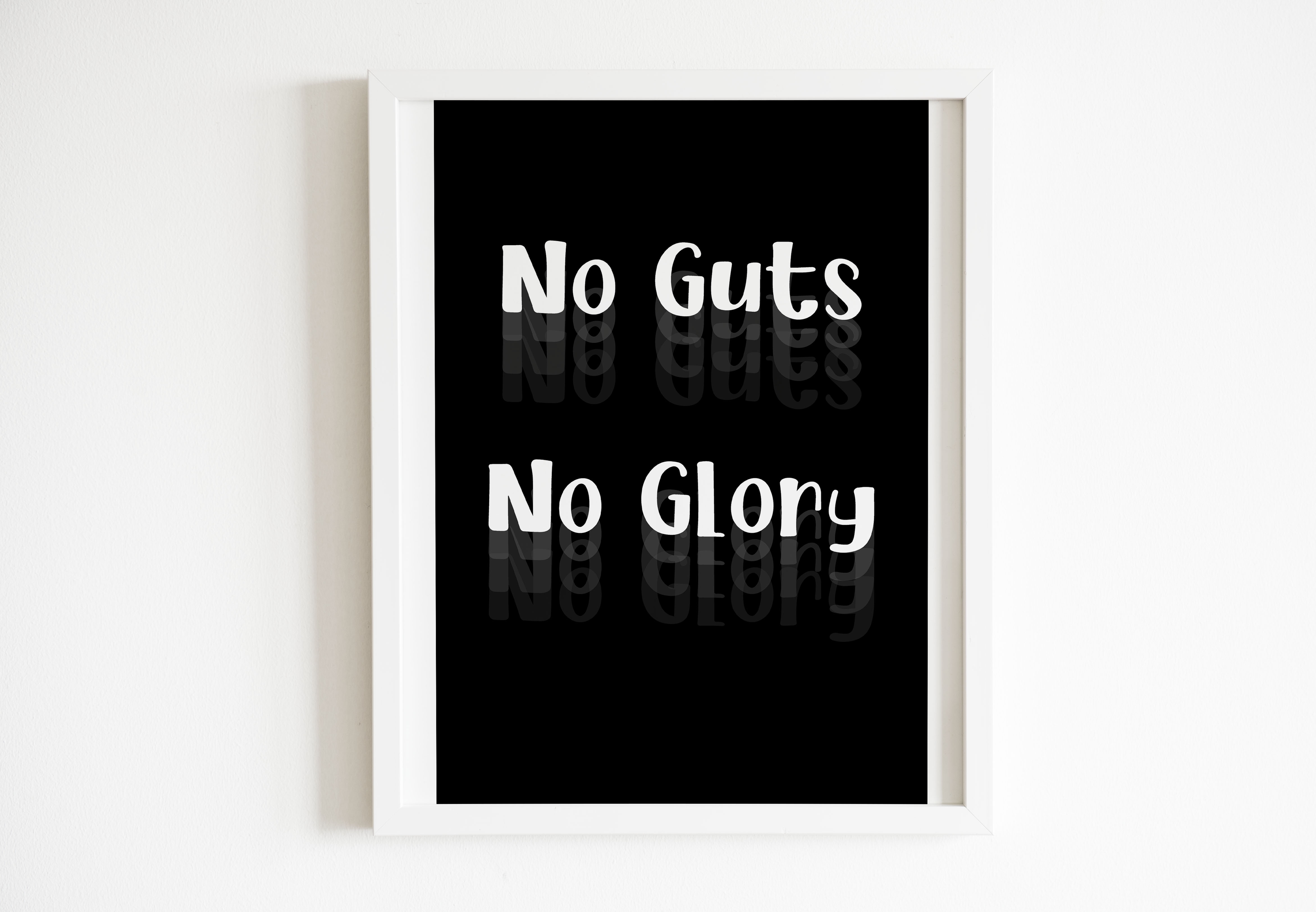 Vivid Pixel No Guts Not G – Art Prints, Wall Decor, and Wall Art ...