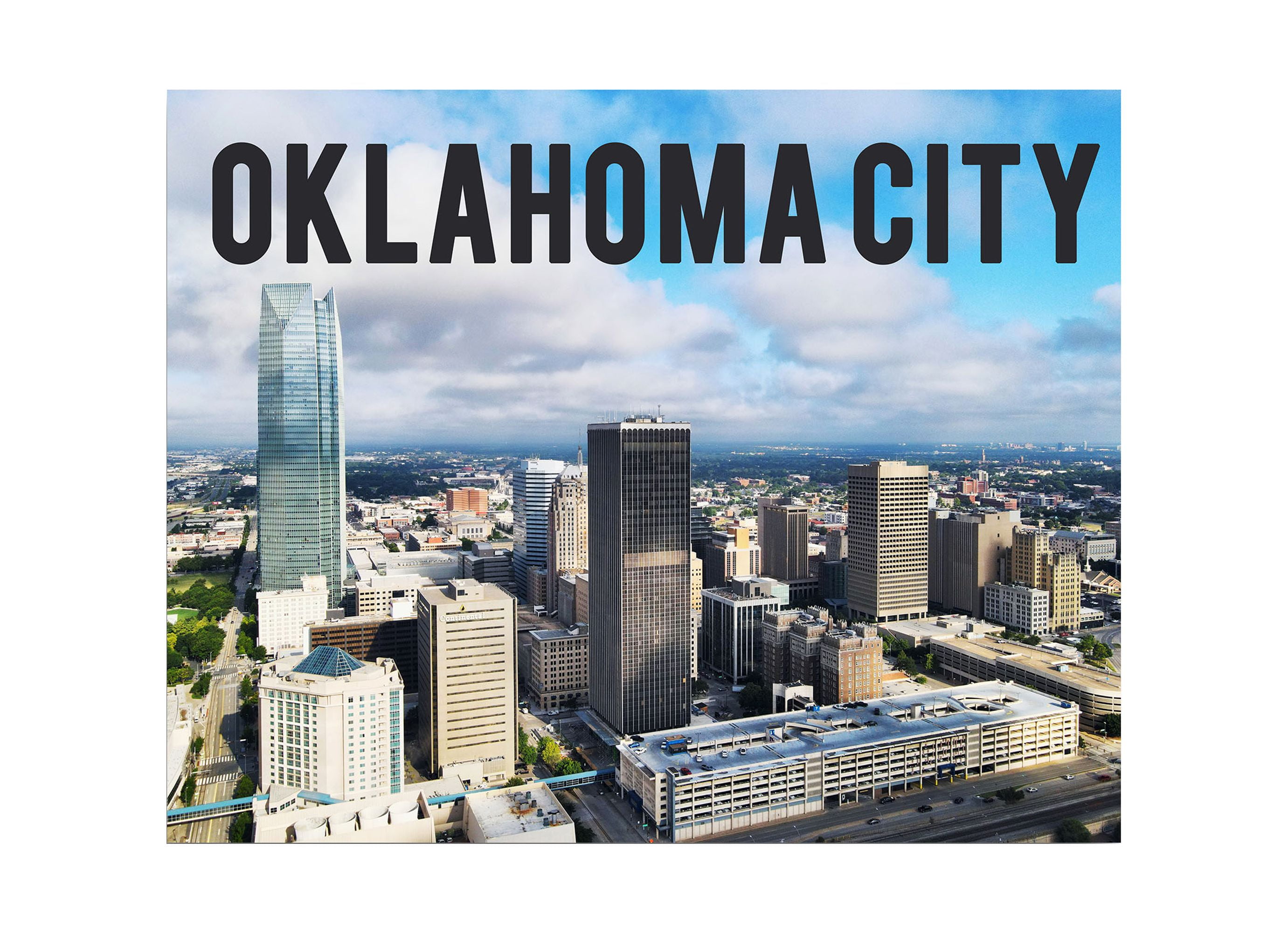 Vivid Pixel Oklahoma Canvas Wall Decor, Wall Art, Office Decor 24x36in ...