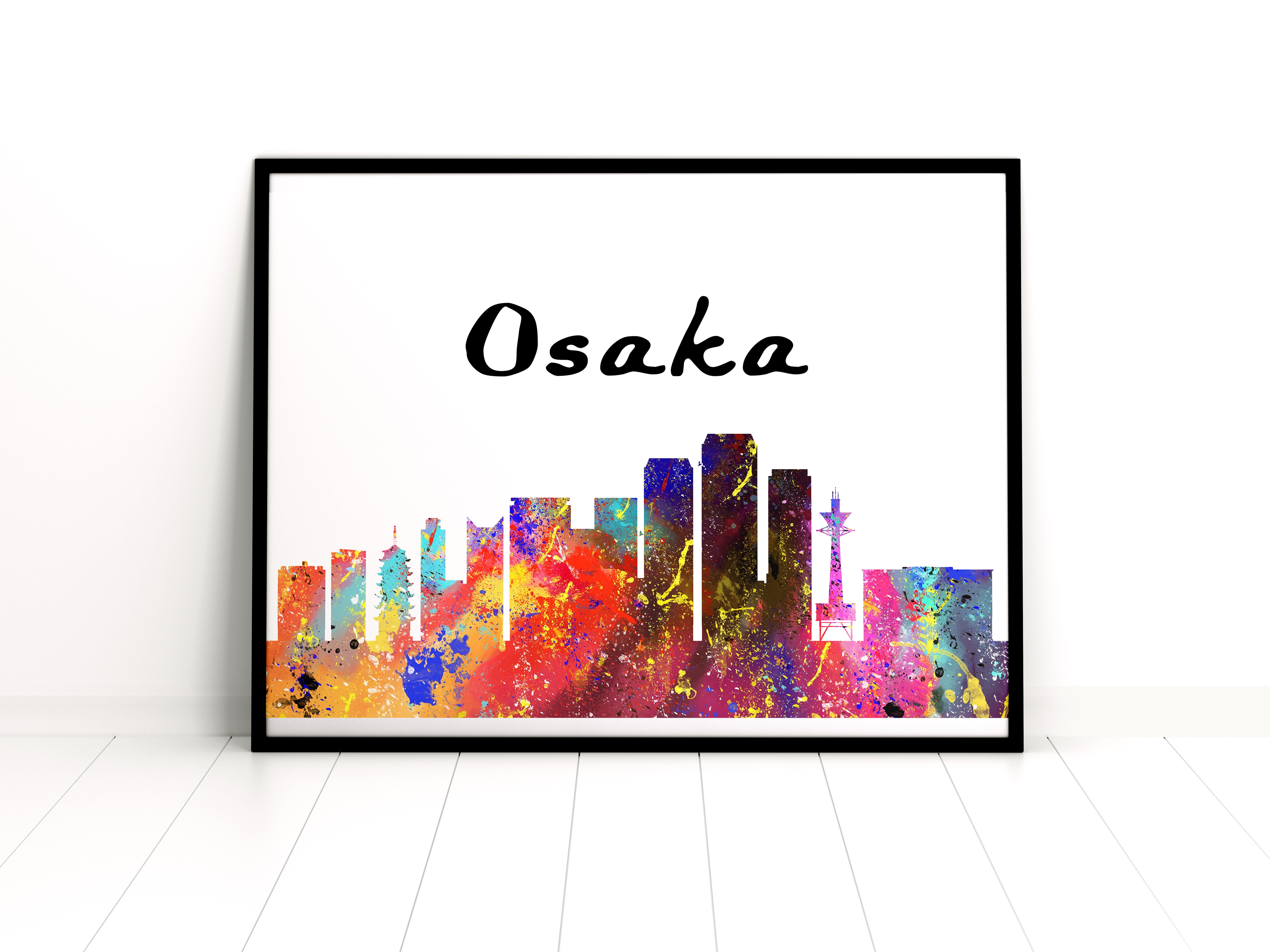 Vivid Pixel Osaka – Art Prints, Wall Decor, and Wall Art 16x20in ...