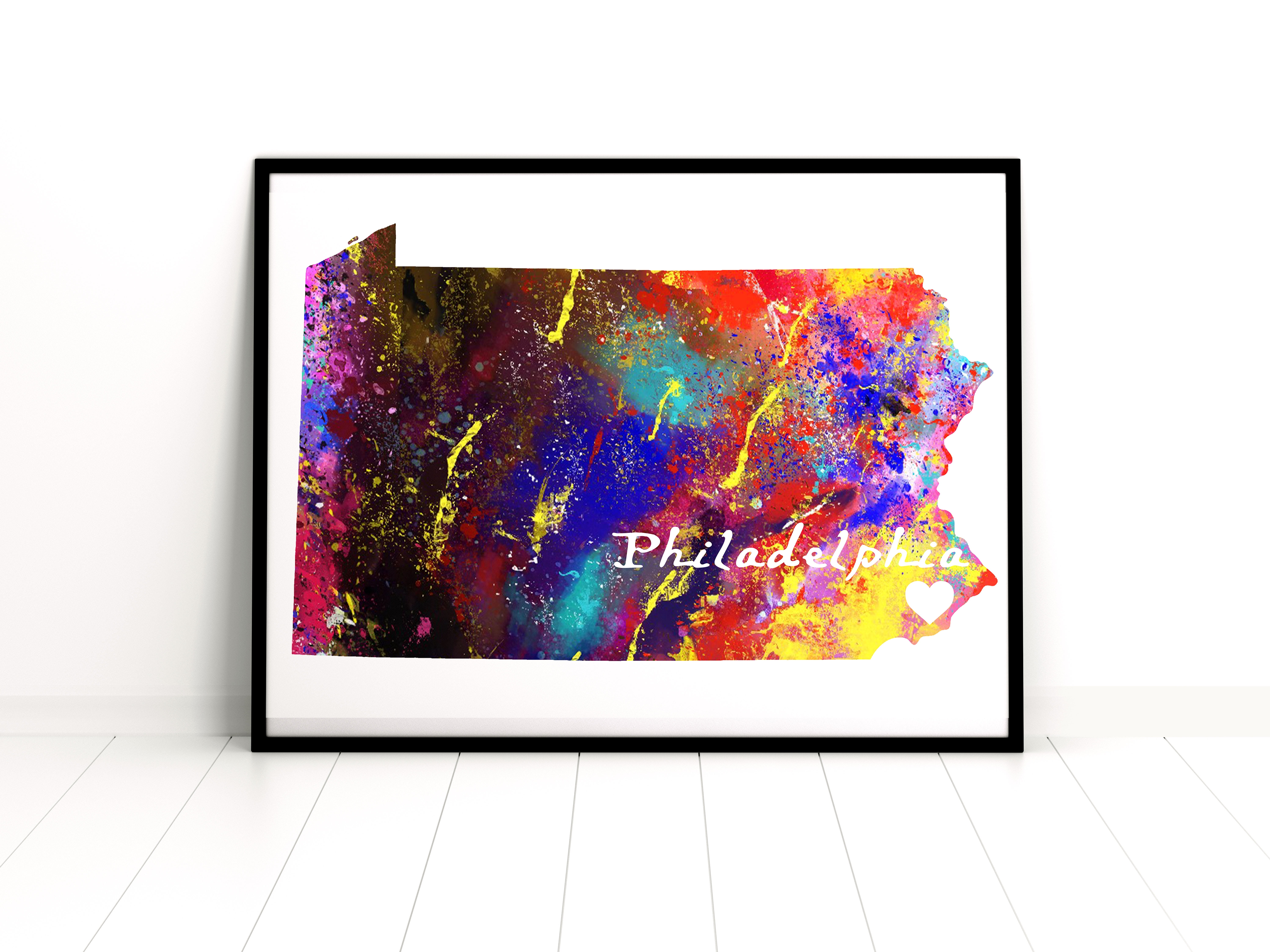 Vivid Pixel Philadelphia – Art Prints, Wall Decor, and Wall Art 16x20in ...